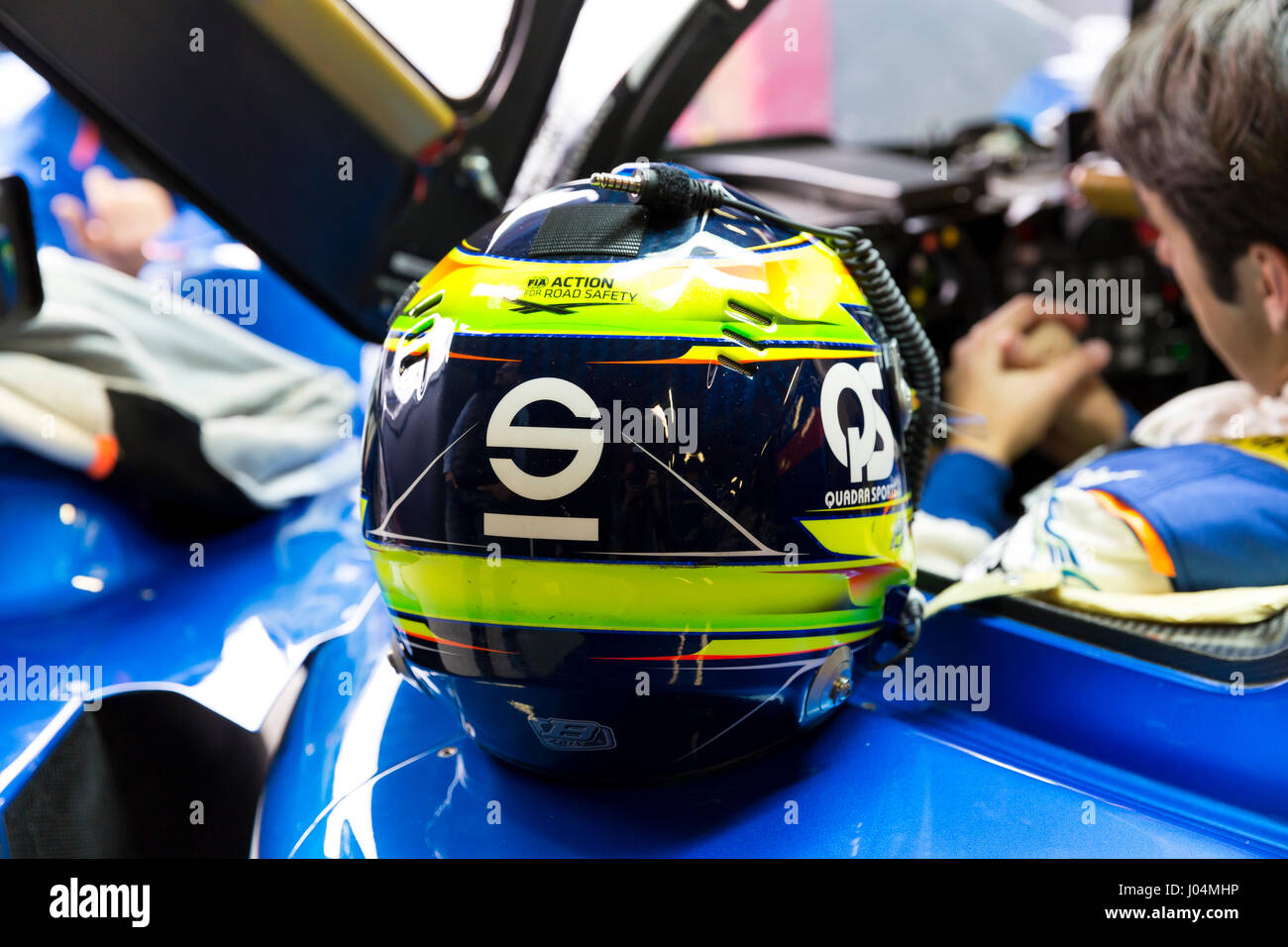 Monza, Italy - April 01, 2017: Alpine A470 - Gibson of Signatech Alpine ...