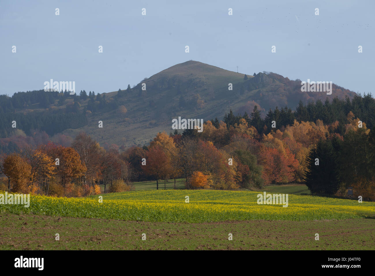 Autumn in german Mountains and Forests - During a hiking tour in some ...