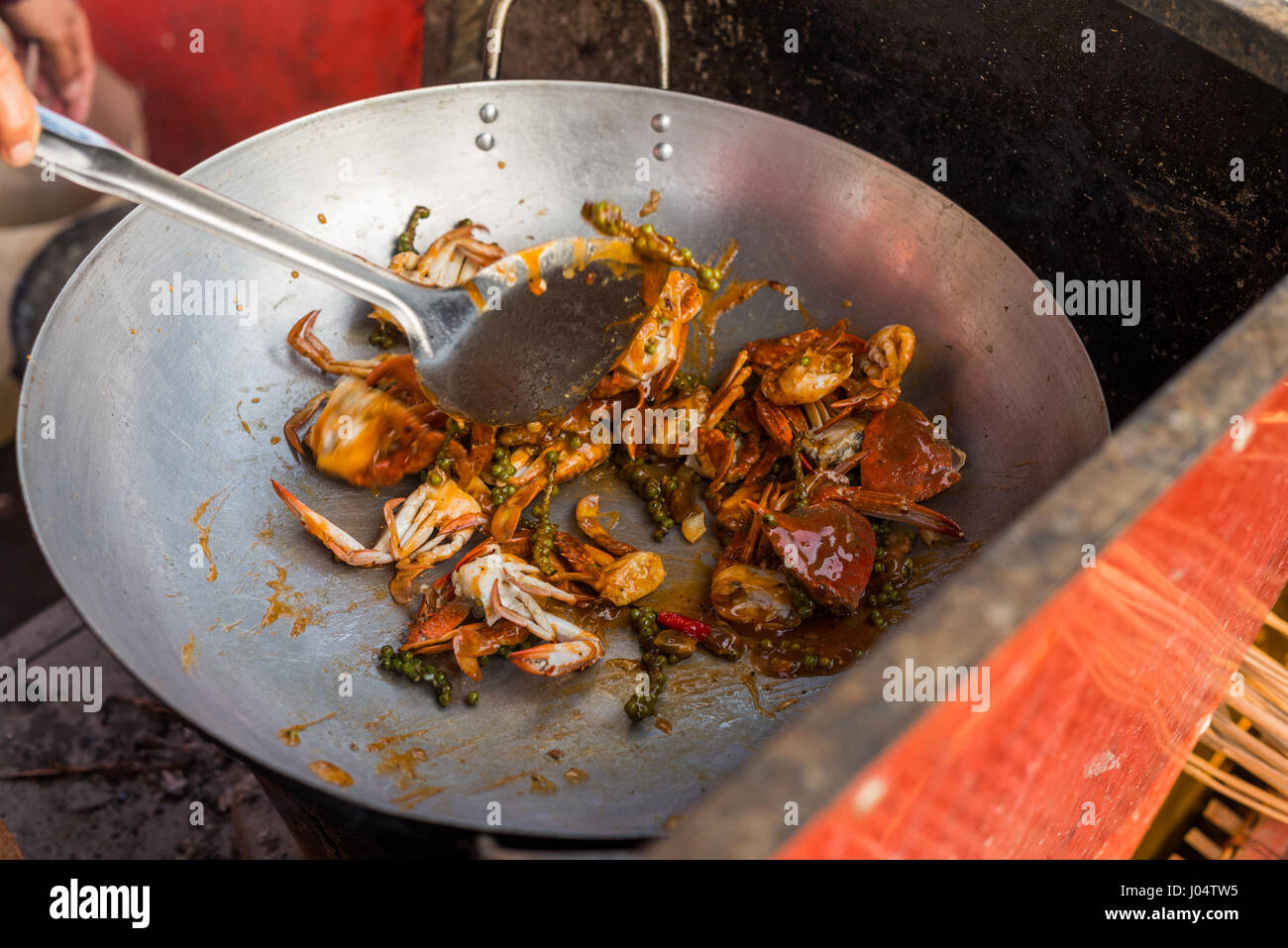 Crab market, Kep, Cambodia, Asia Stock Photo - Alamy