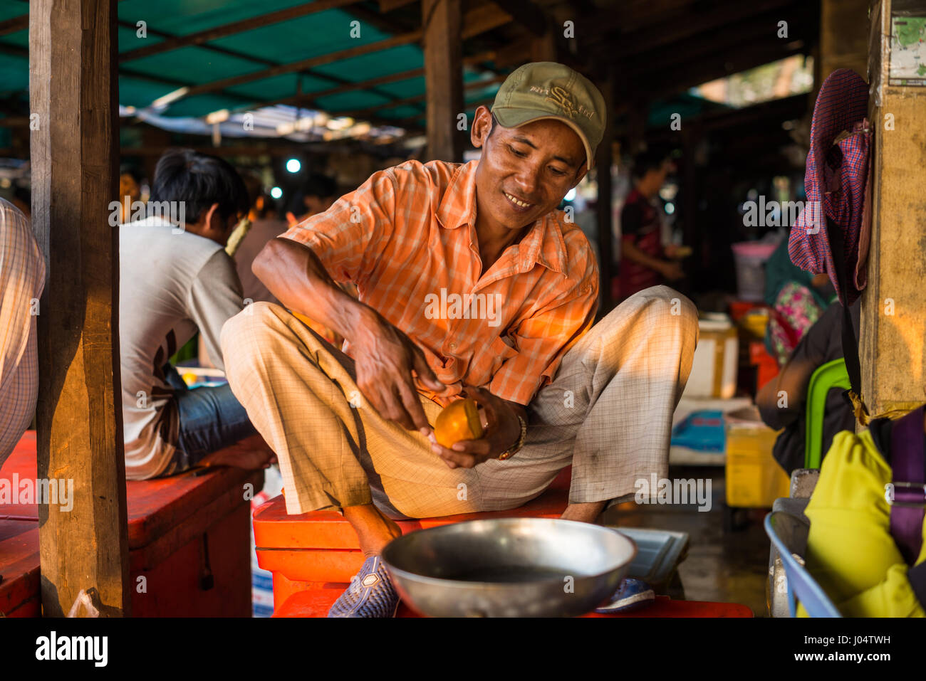 Crab market, Kep, Cambodia, Asia Stock Photo - Alamy