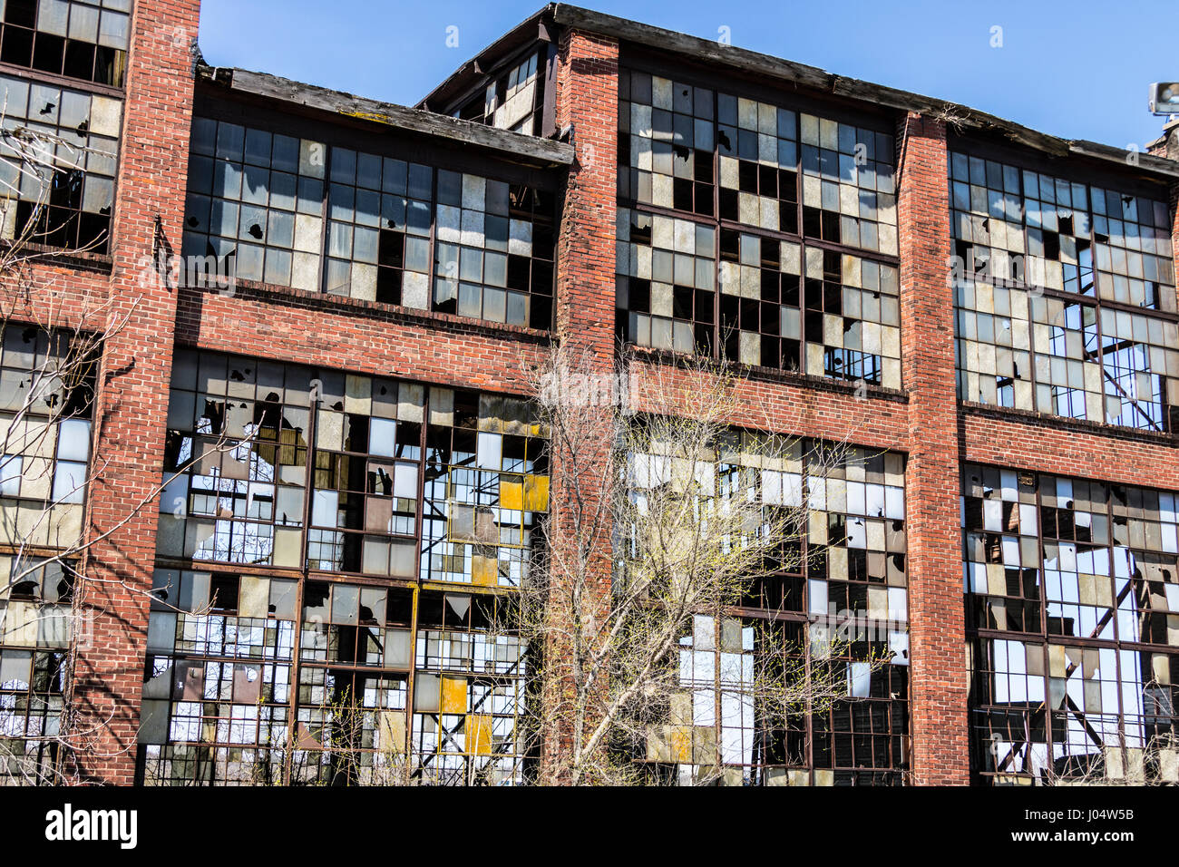 Urban Blight - Old Abandoned Railroad Factory IX Stock Photo - Alamy