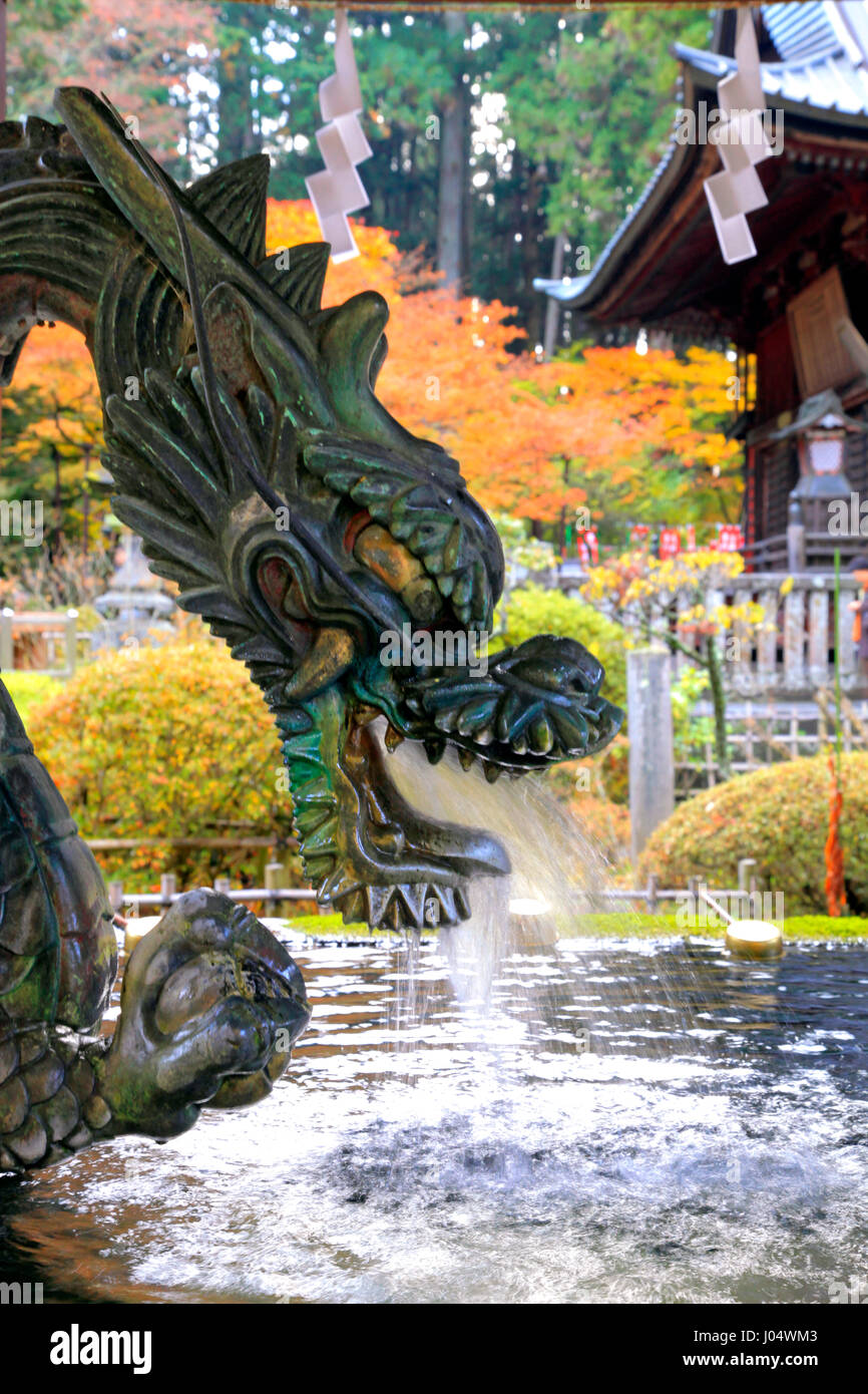 Fuji Sengen Jinja Shinto Shrine Fujiyoshida city Yamanashi Japan Stock ...