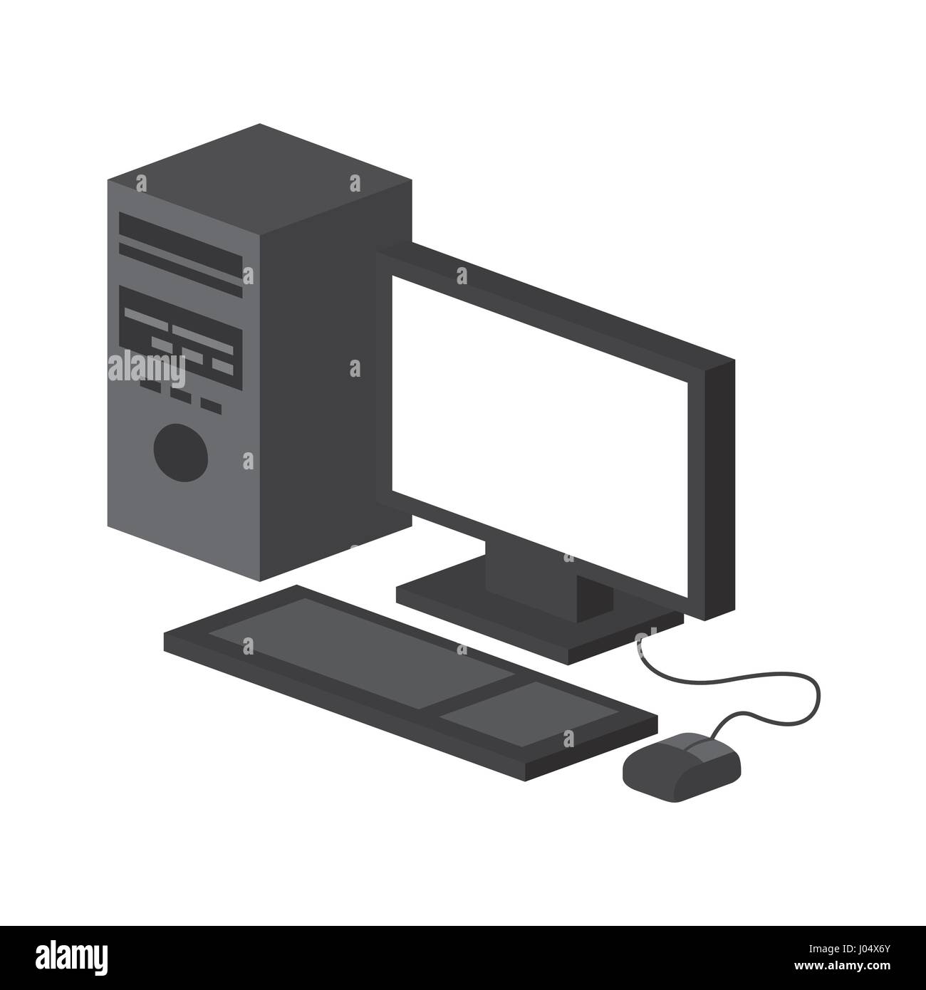 computer isometric design Stock Vector Image & Art - Alamy