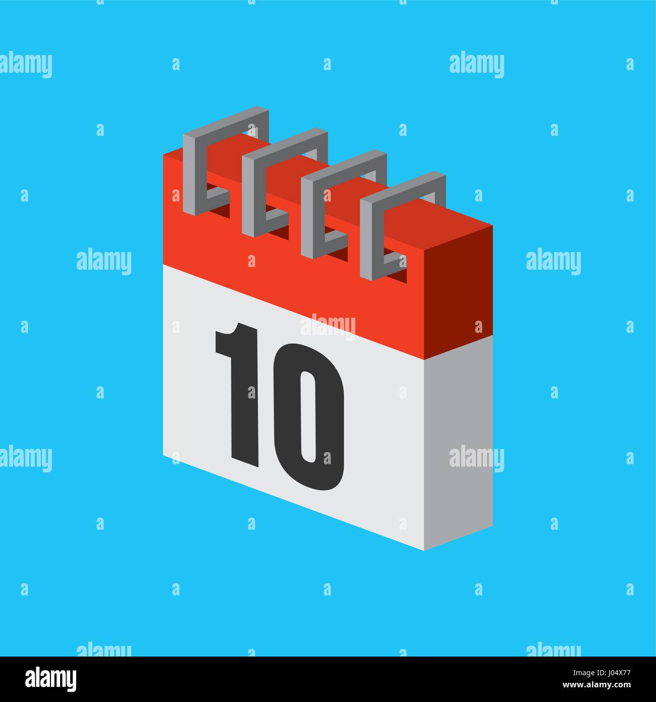 calendar isometric design Stock Vector Image & Art - Alamy