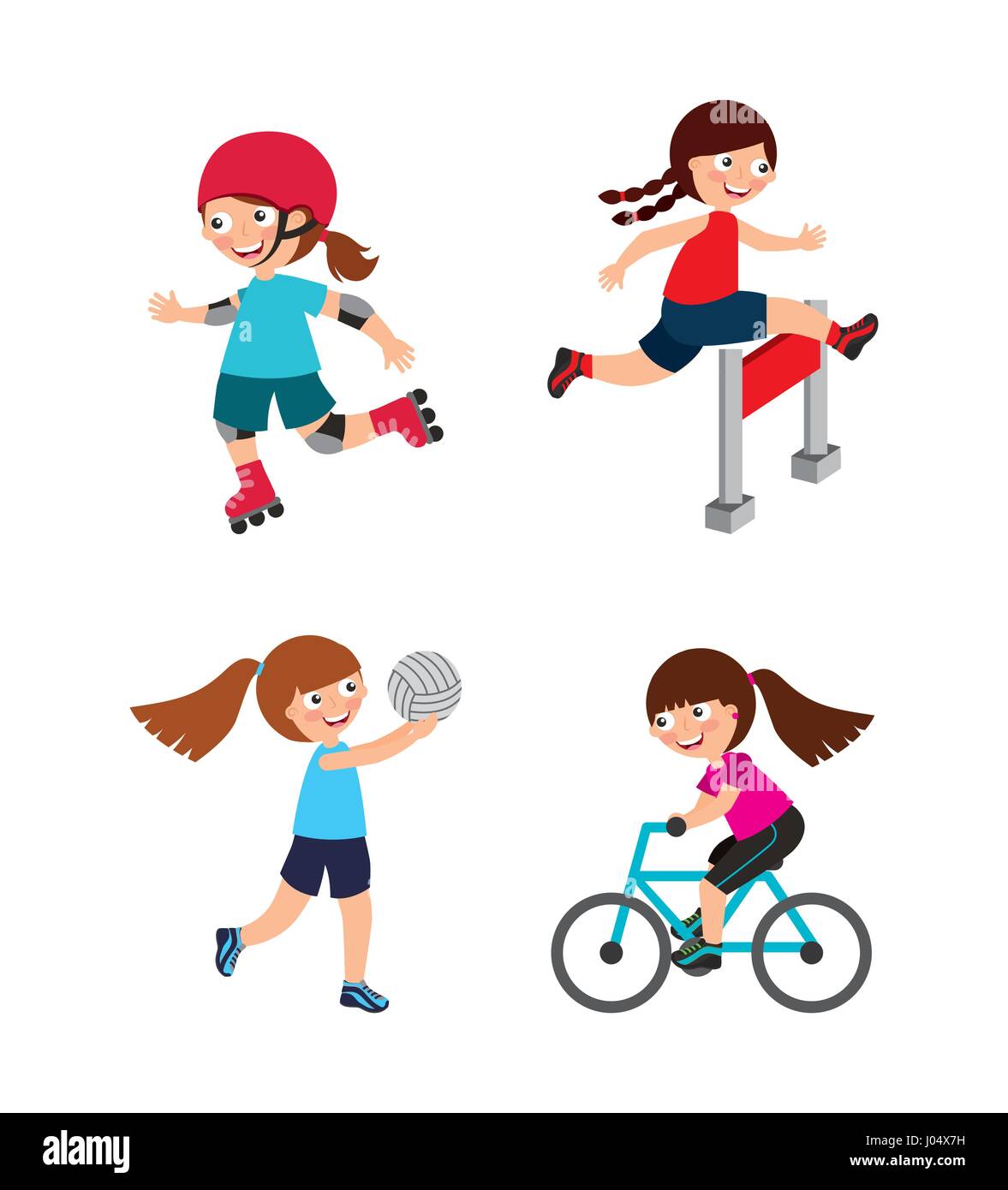 kids and sports design Stock Vector Image & Art - Alamy
