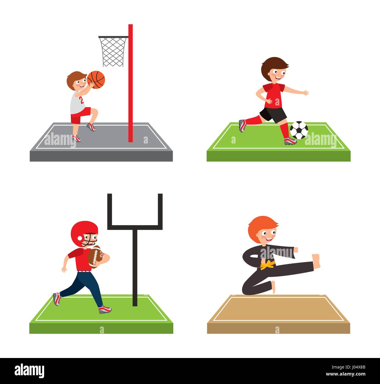 kids and sports design Stock Vector Image & Art - Alamy