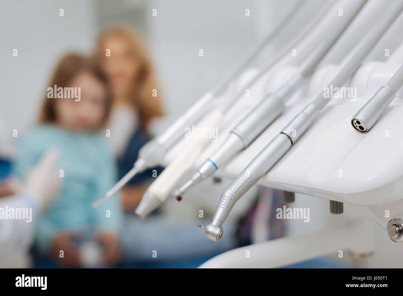 Little patient getting ready for procedures Stock Photo - Alamy