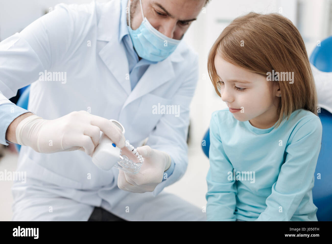 Just look at that. Clever friendly distinguished doctor making his ...