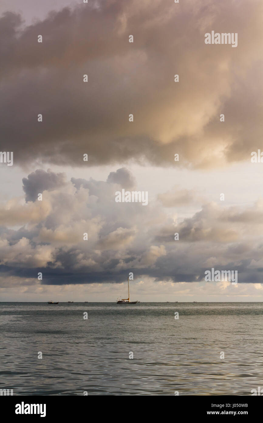 Golden hour during island tour Stock Photo - Alamy