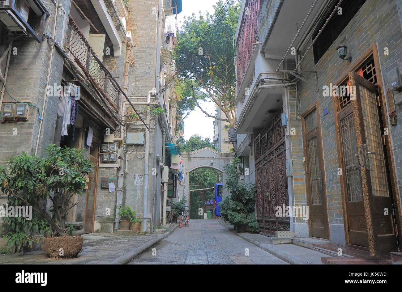 Historical Xiguan Antique city in Guangzhou China. Xiguan is famous for ...