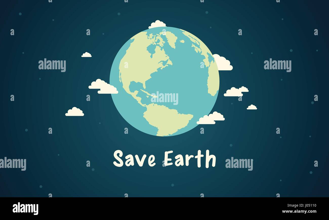 Save earth poster hi-res stock photography and images - Alamy