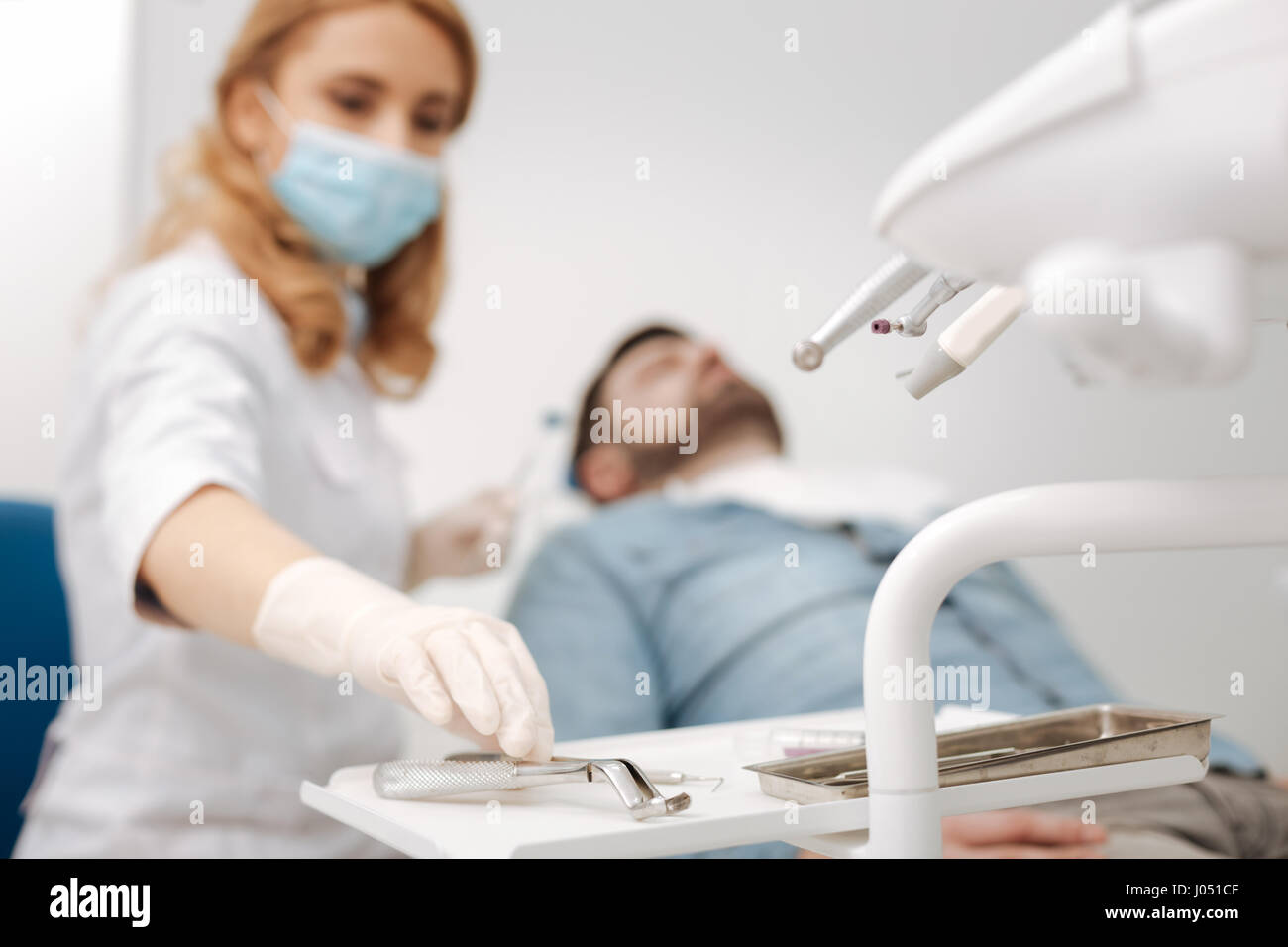 Prominent health specialist getting ready for an operation Stock Photo ...