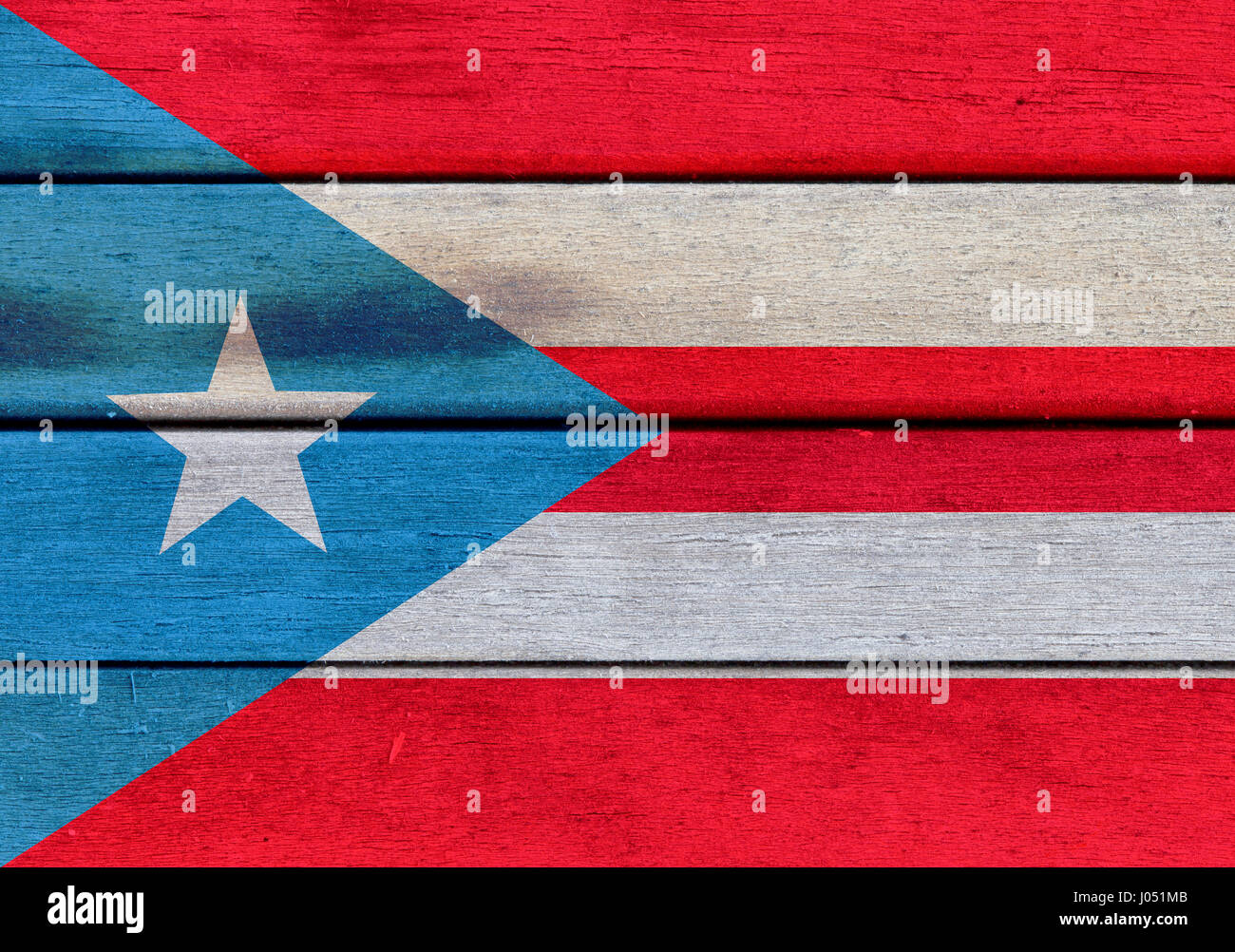 Illustration of Puerto Rico flag over a wooden textured surface Stock ...