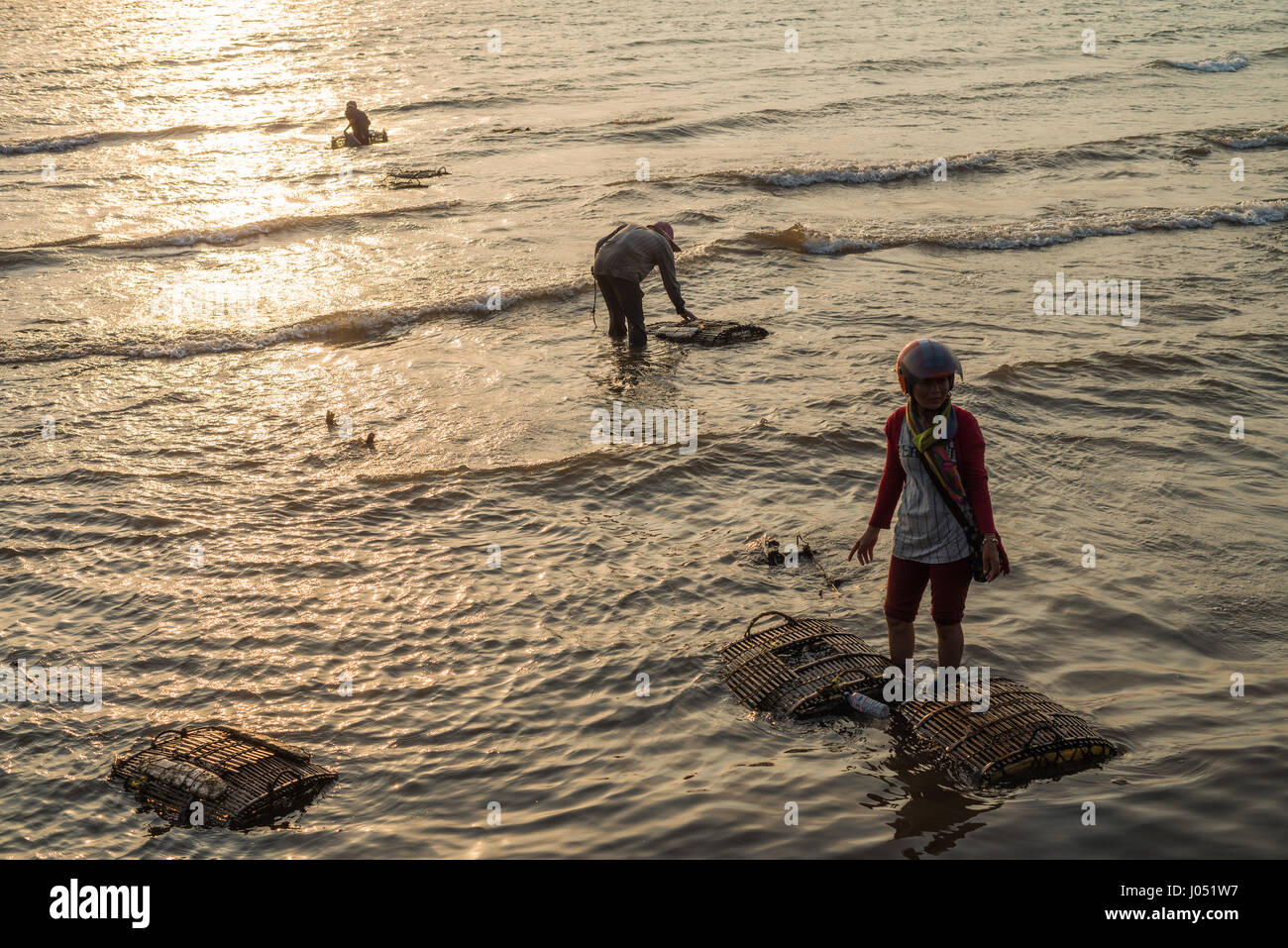 Crab market, Kep, Cambodia, Asia Stock Photo - Alamy