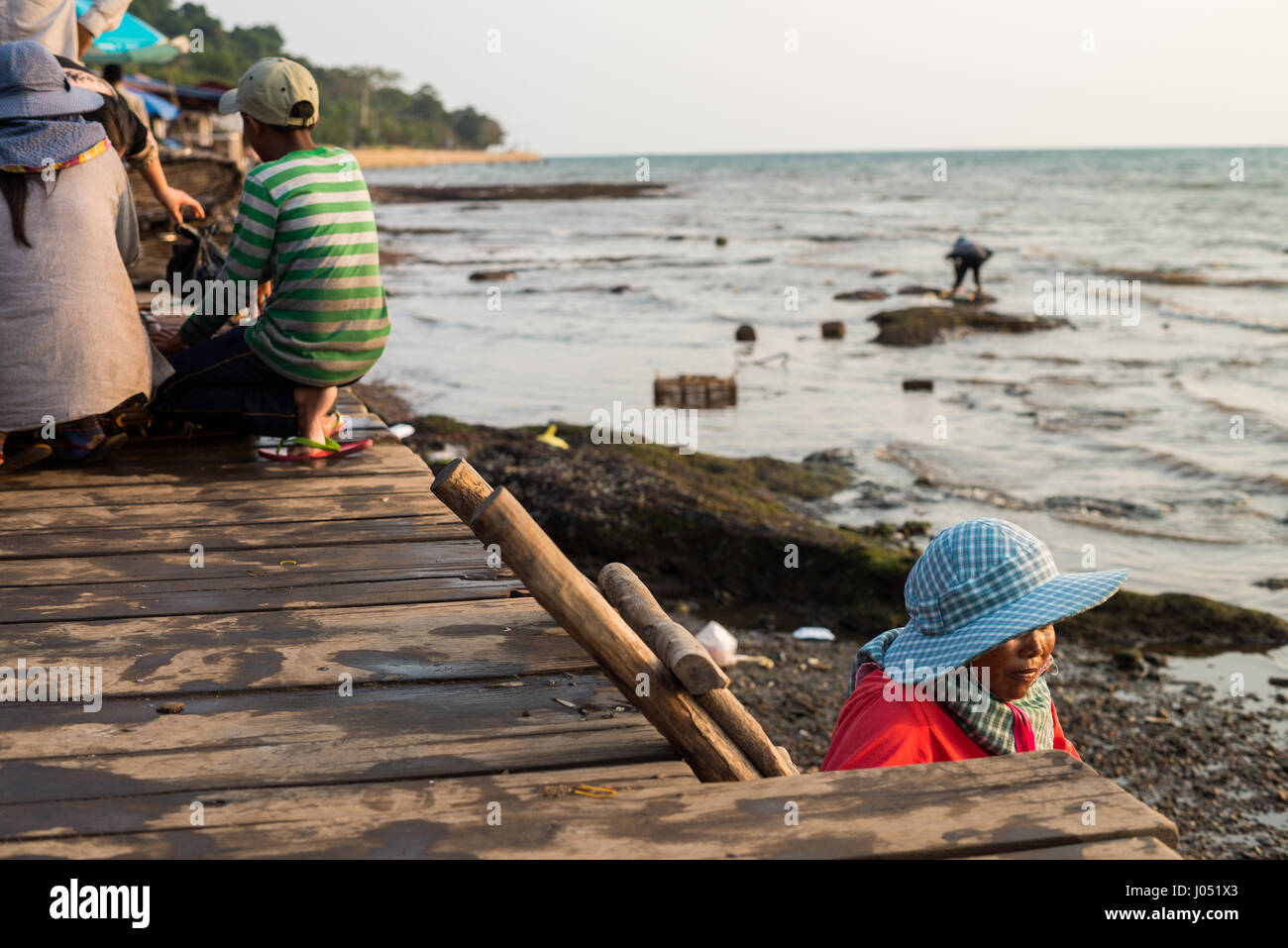 Crab market, Kep, Cambodia, Asia Stock Photo - Alamy