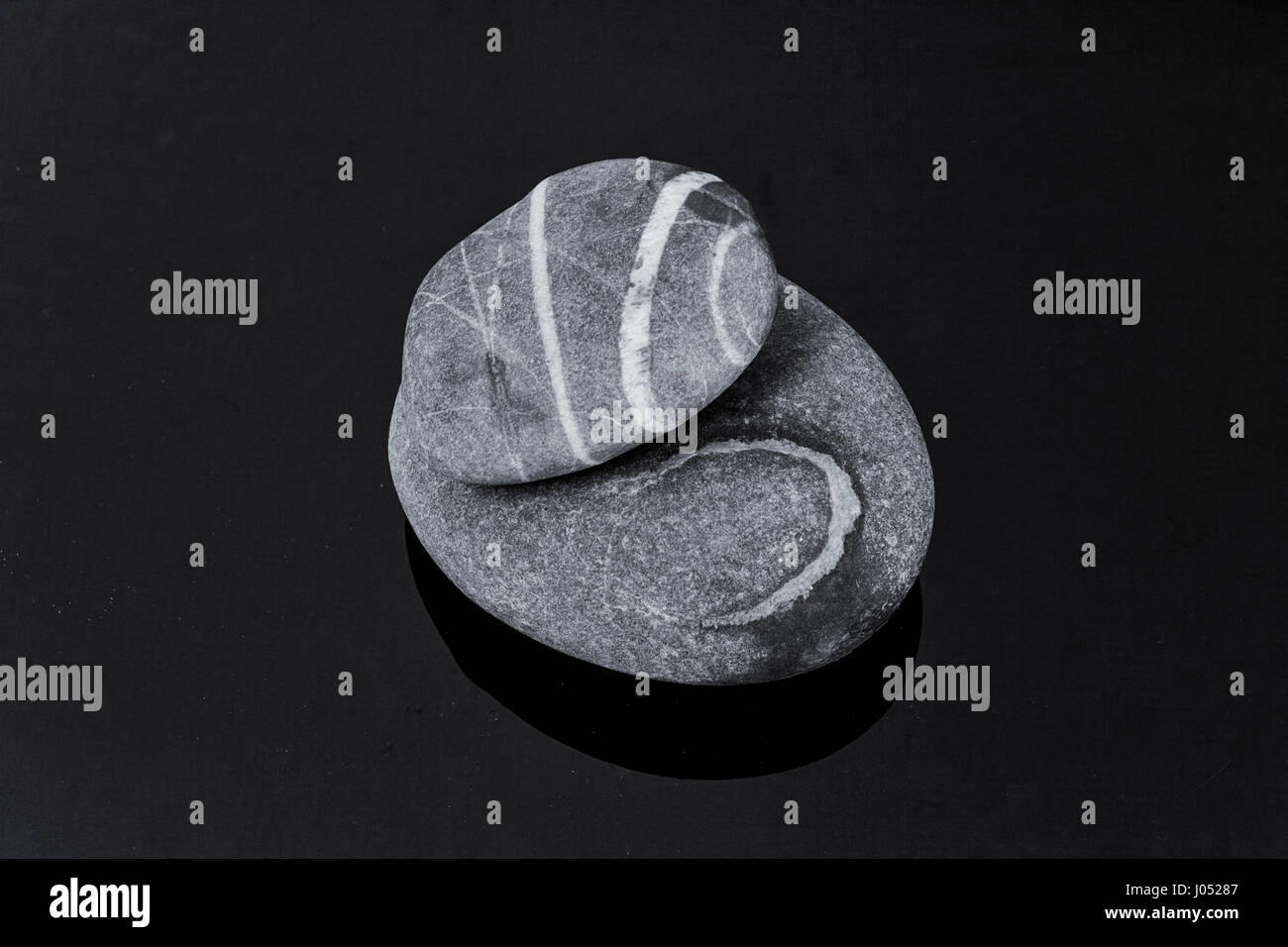 Still life of smooth stones Stock Photo - Alamy