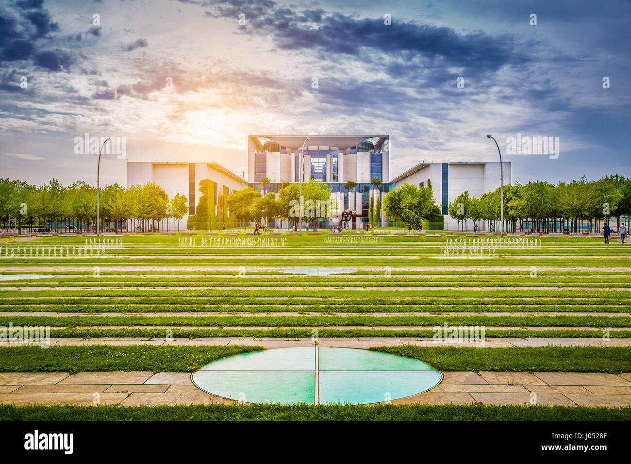 Bundeskanzleramt (German Federal Chancellery), main seat and office of ...