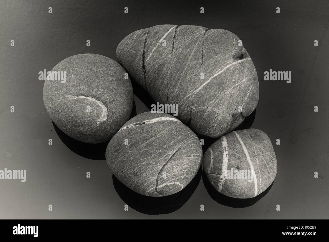 Still life of smooth stones Stock Photo - Alamy