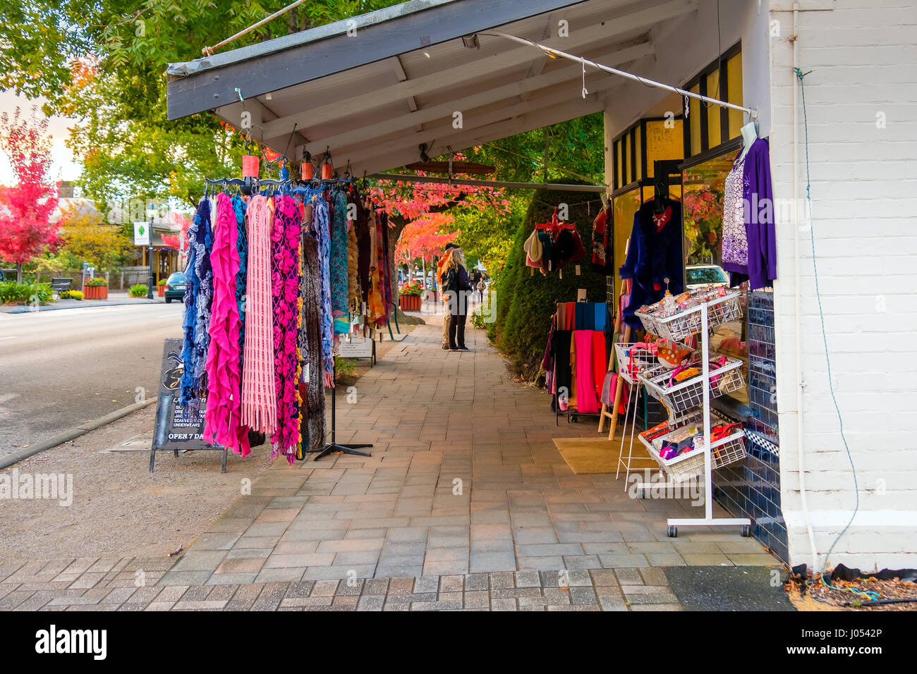 Hahndorf, South Australia - April 9, 2017: Main street views of ...