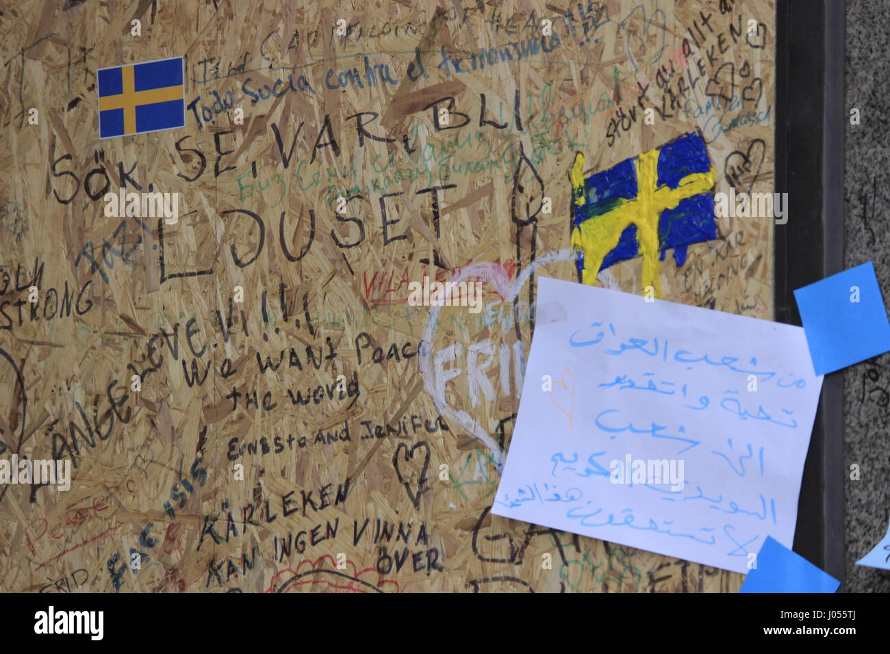 Swedish commemoration messages hi-res stock photography and images - Alamy