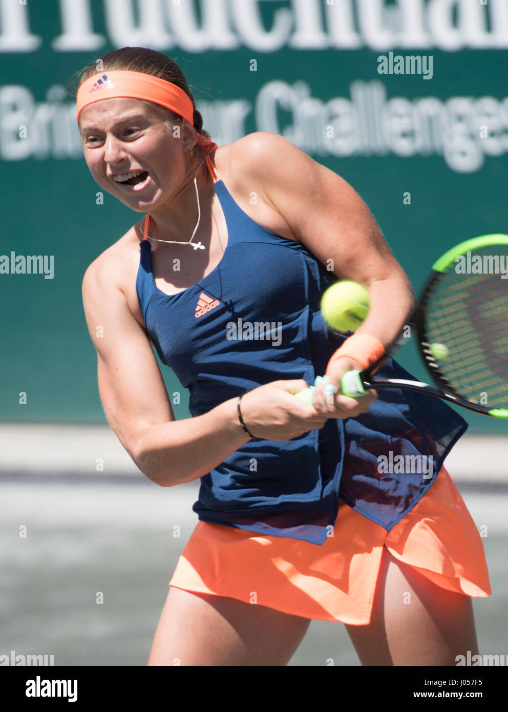 Charleston, South Carolina, USA. 9th Apr, 2017. Jelena Ostapenko (LAT ...