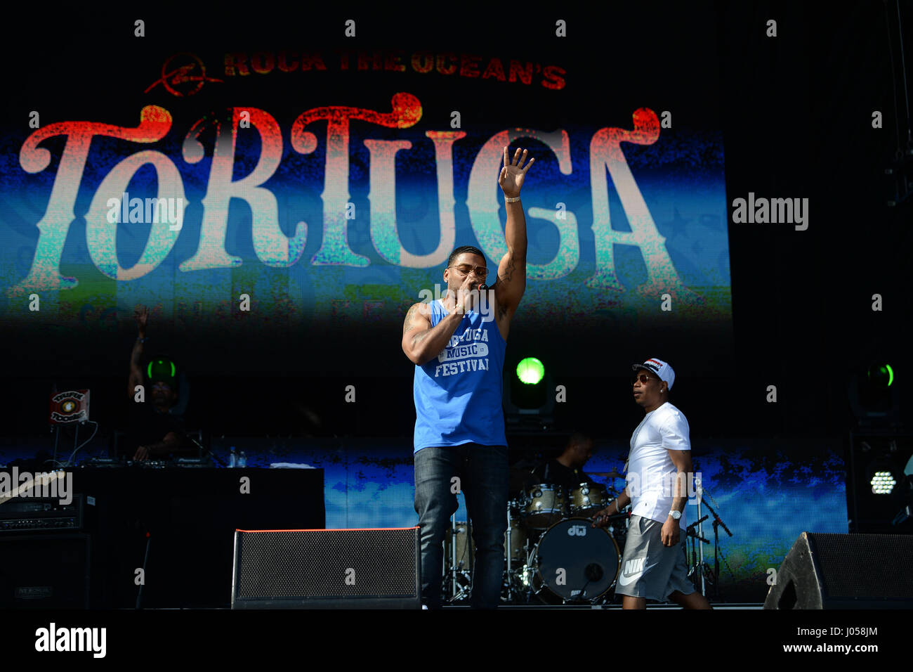 Fort Lauderdale FL, USA. 08th Apr, 2017. Nelly performs during the Tortuga Music Festival held ...
