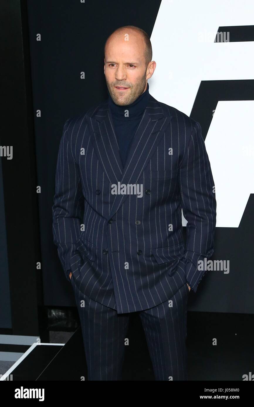 Jason Statham at arrivals for THE FATE OF THE FURIOUS Premiere, Radio ...