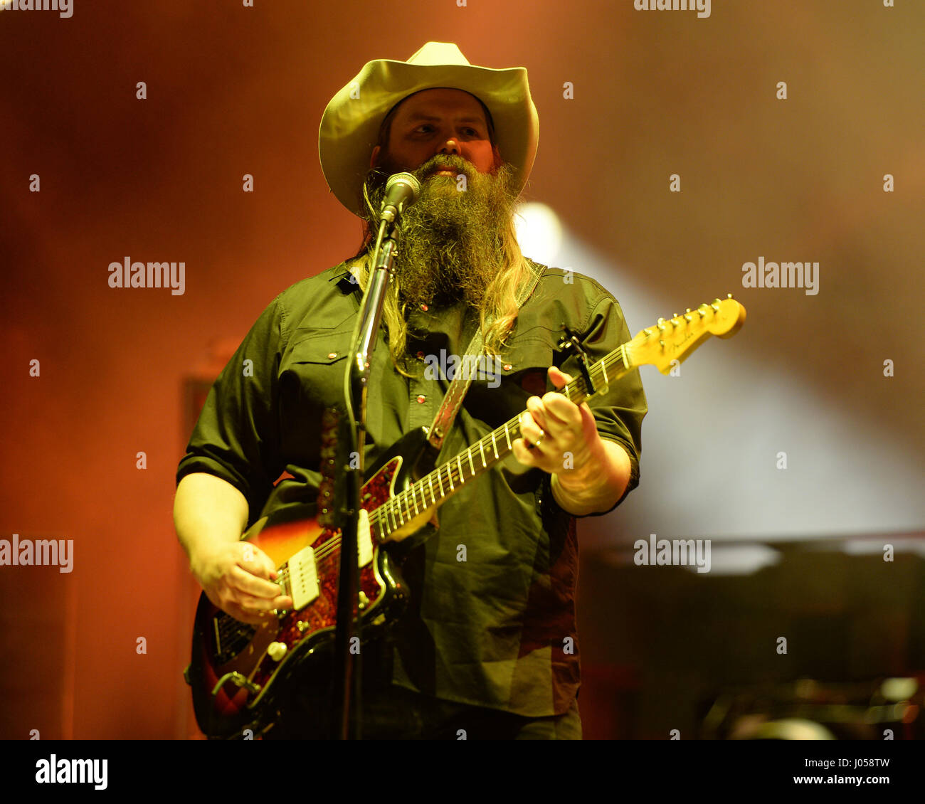 Fort Lauderdale FL, USA. 08th Apr, 2017. Chris Stapleton performs ...