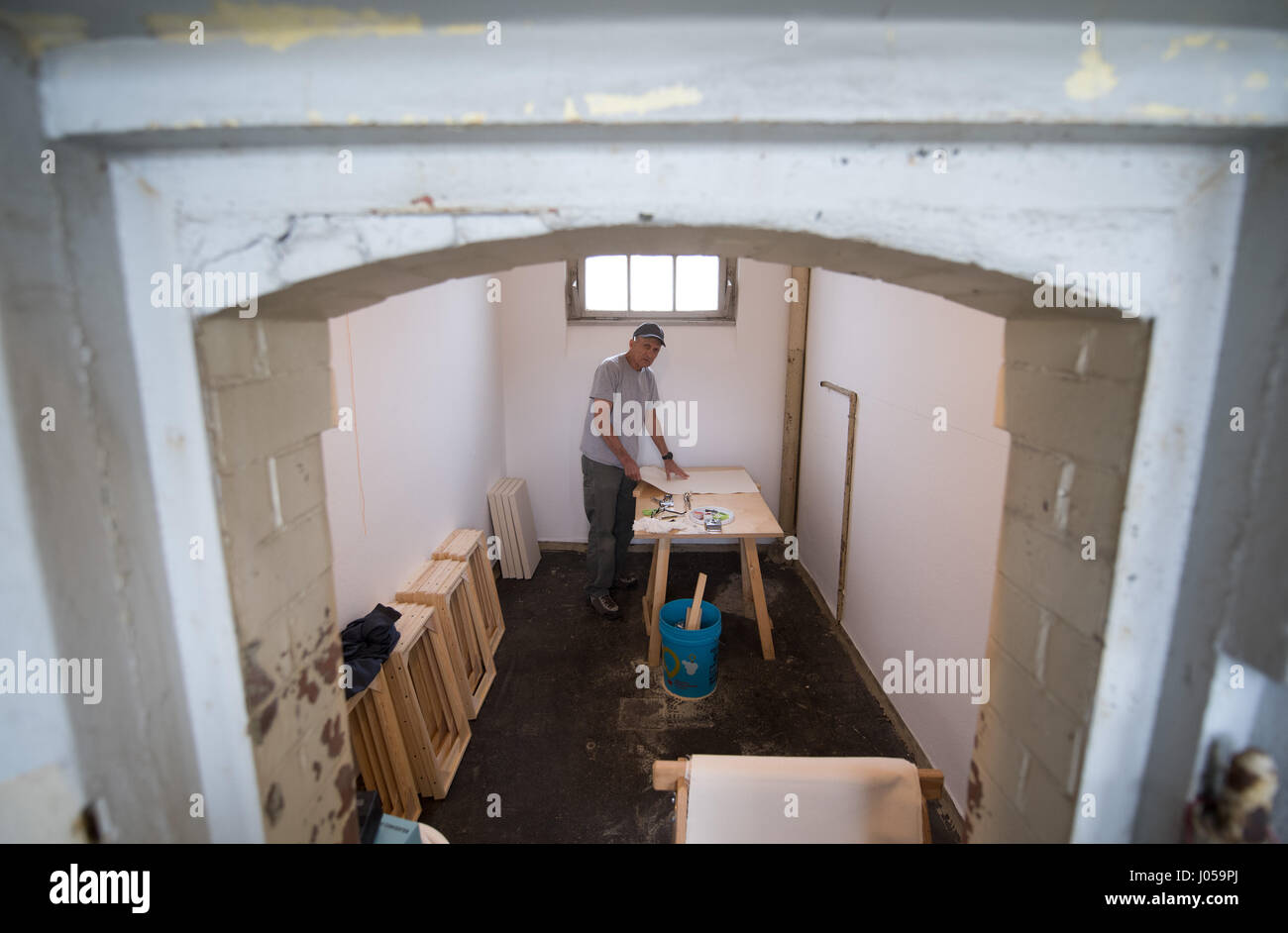 US artist Richard Jackson designs a cell in the Old Prison in ...