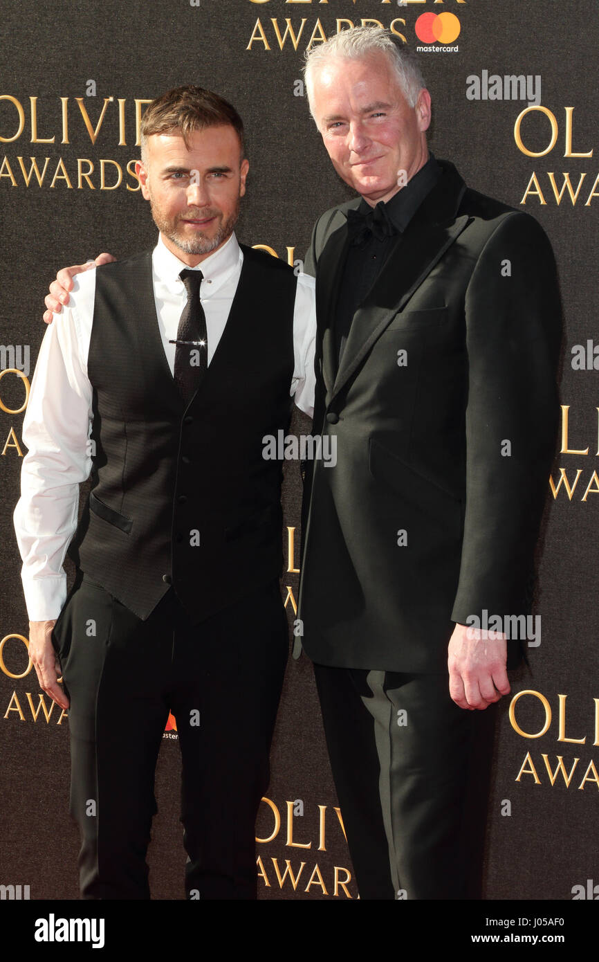 London, UK. 09th Apr, 2017. London, UK. Gary Barlow and Tim Firth at ...
