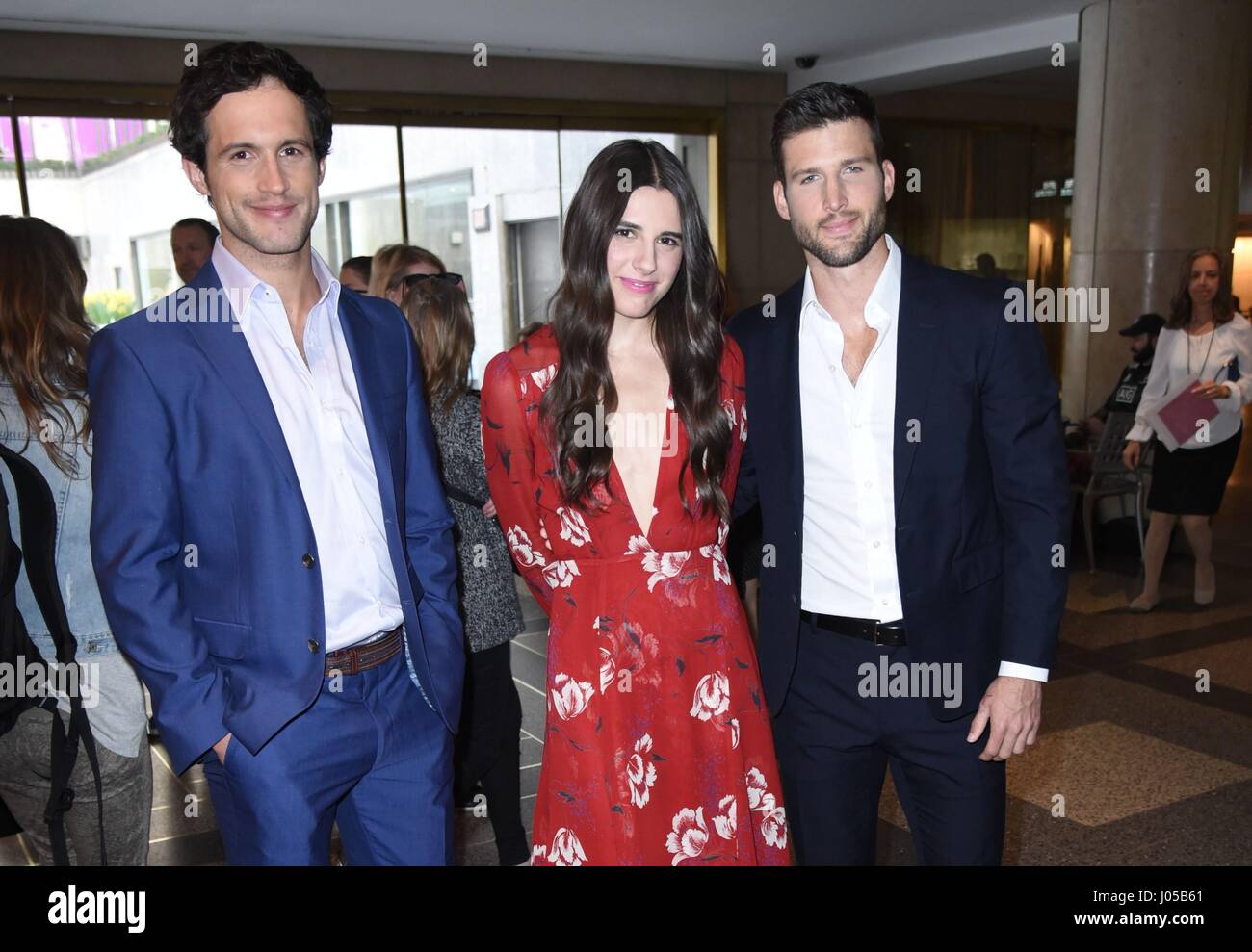 New York, NY, USA. 10th Apr, 2017. Rob Heaps, Marianne Rendon, Parker ...