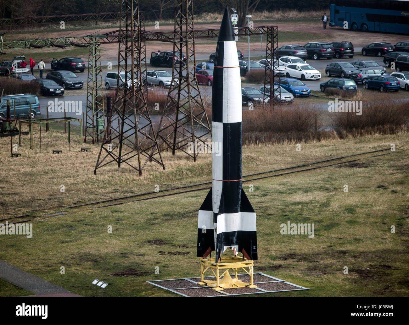 The replica of a V2 rocket can be seen on the grounds of the Historical ...