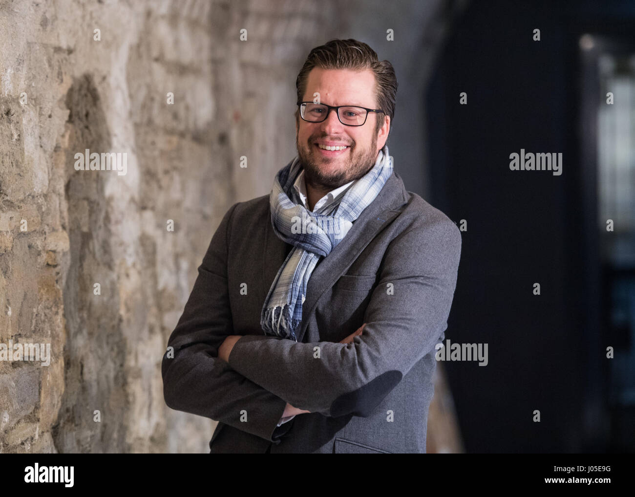 Mainz, Germany. 03rd Apr, 2017. Steven Buttlar, partner as well as ...