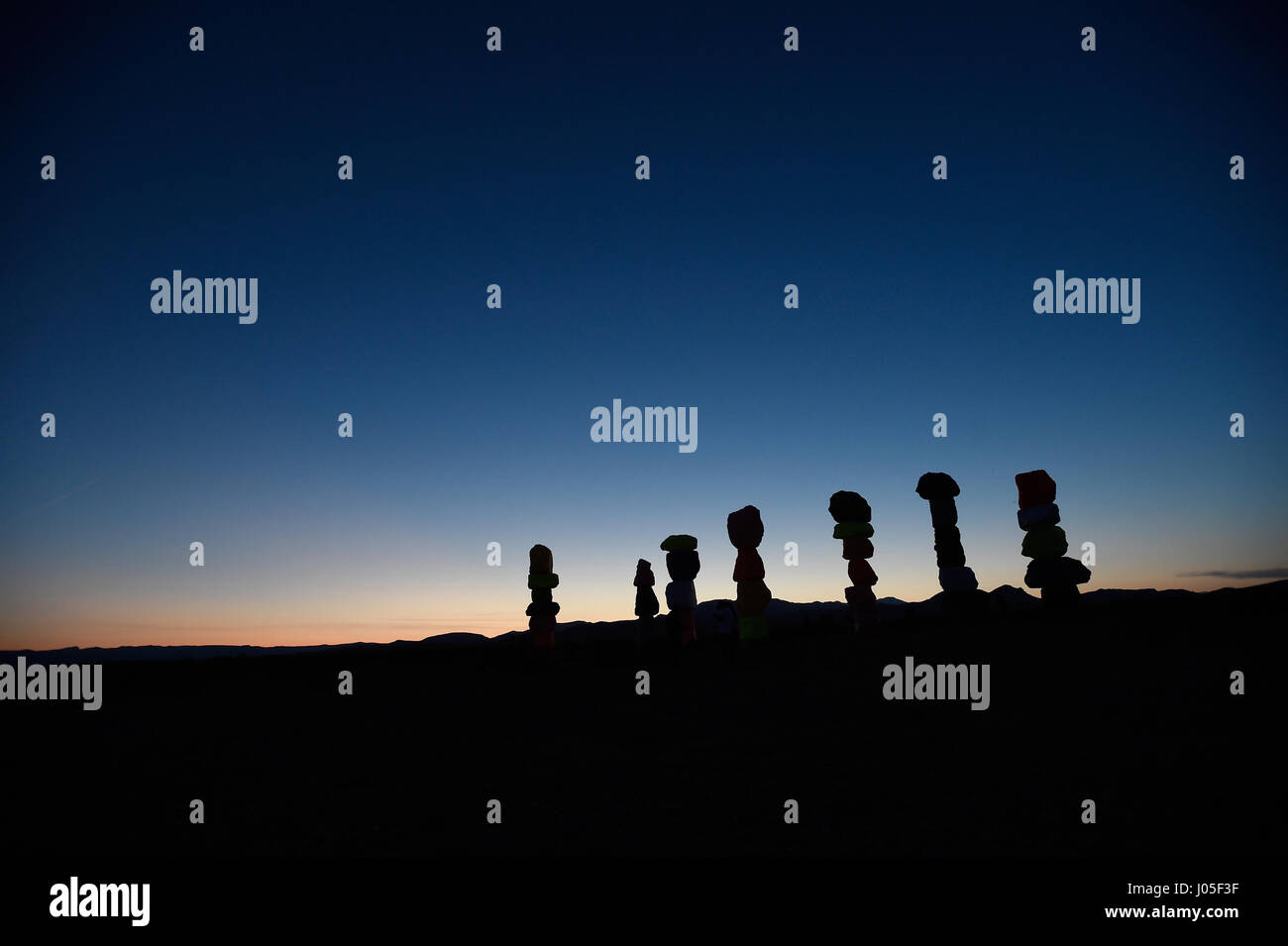 Jean, Nevada, USA. 10th Apr, 2017. The large-scale public art ...