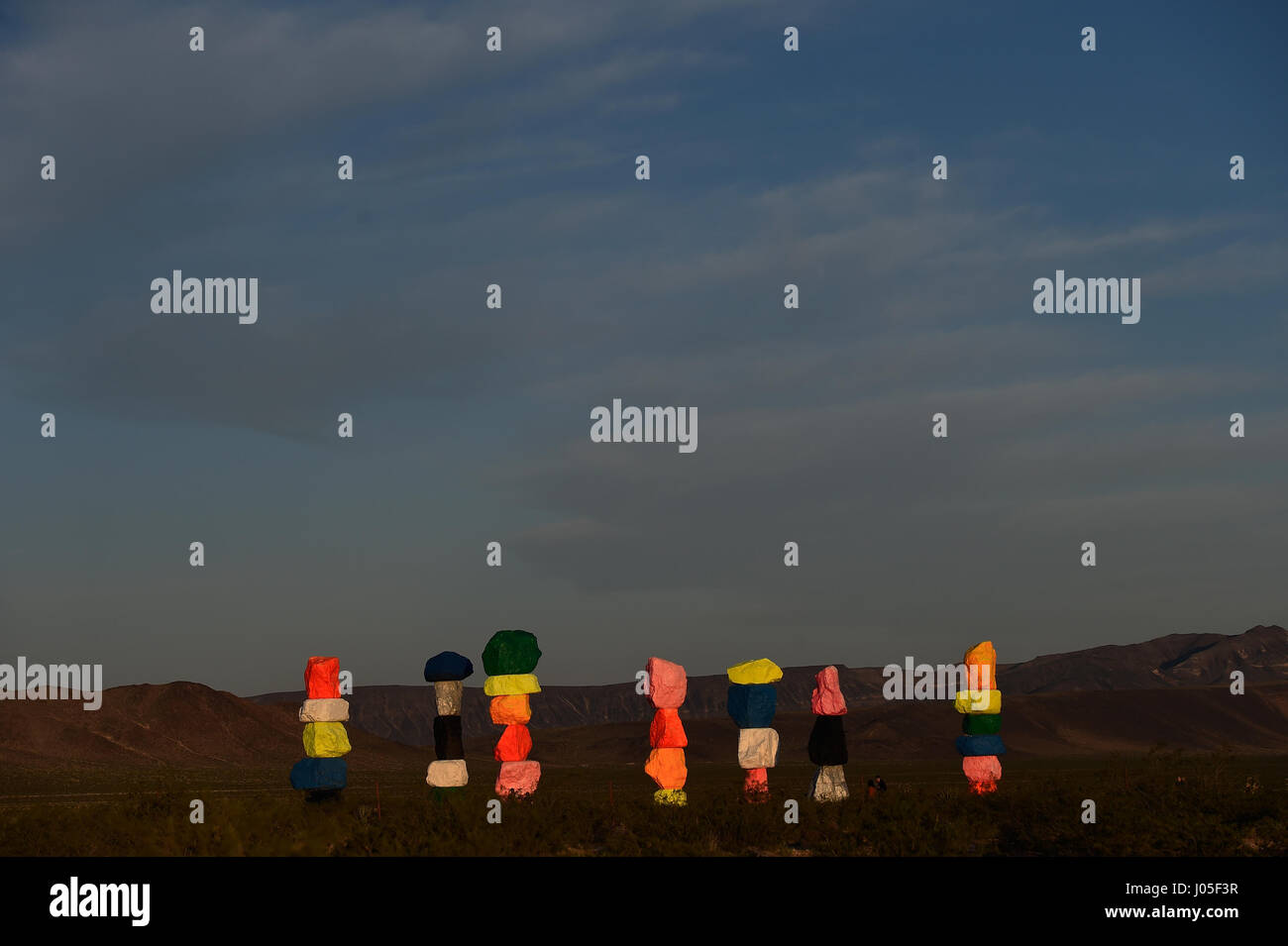 Jean, Nevada, USA. 10th Apr, 2017. The large-scale public art ...