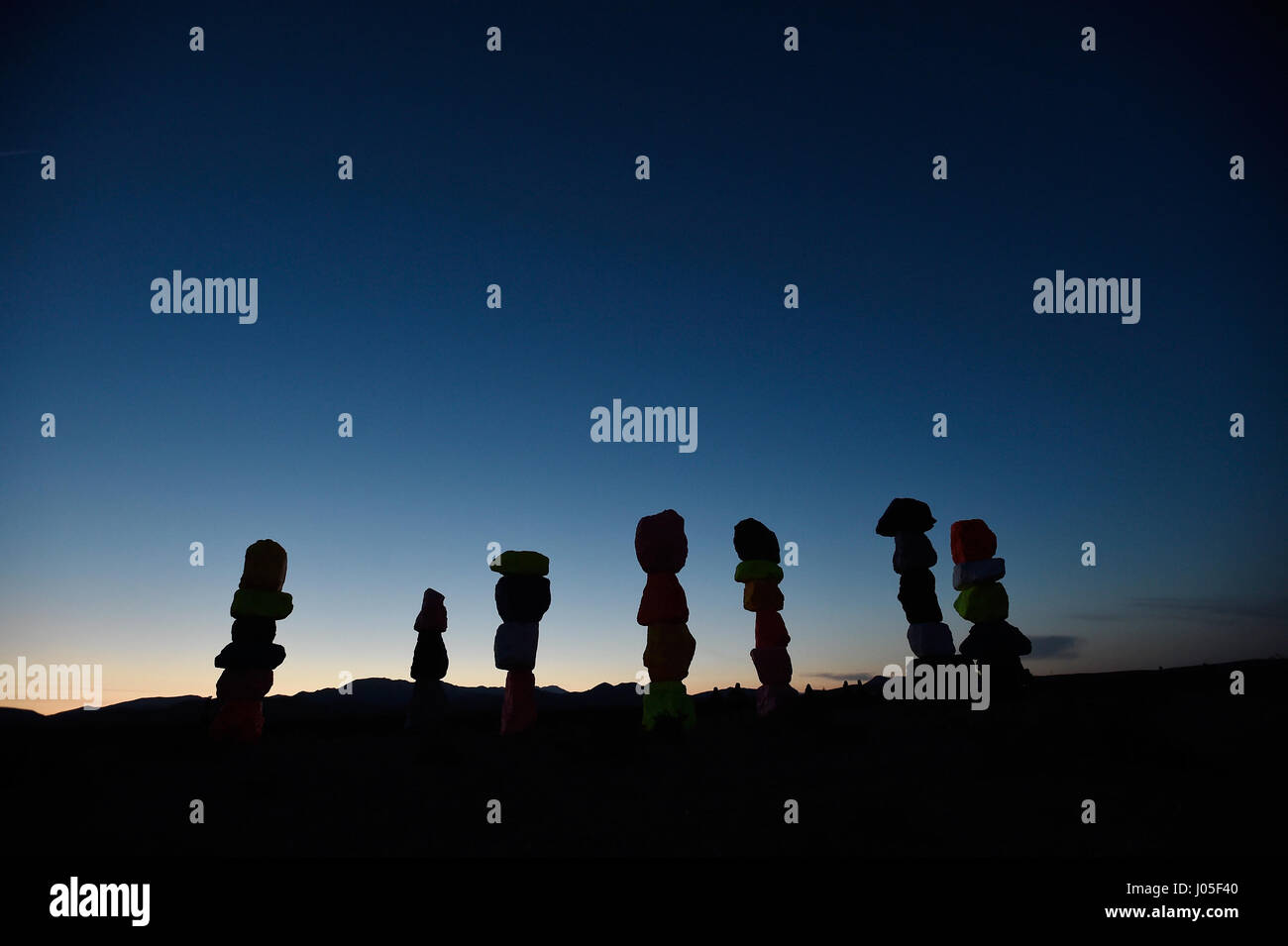 Jean, Nevada, USA. 10th Apr, 2017. The large-scale public art ...