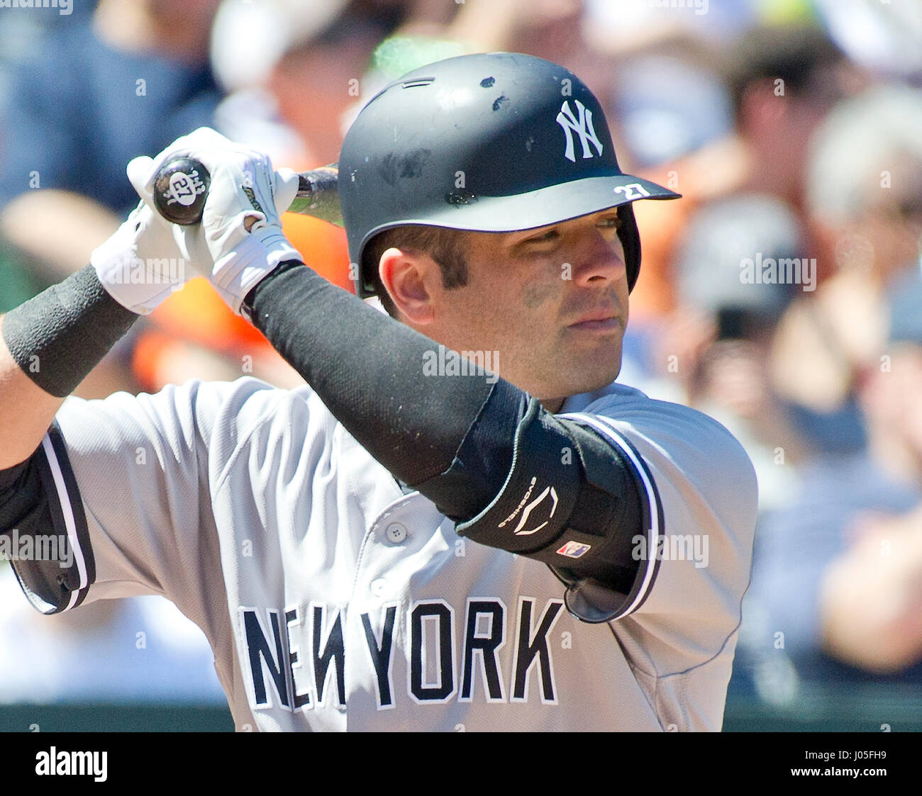 Baltimore, Us. 09th Apr, 2017. New York Yankees catcher Austin Romine ...