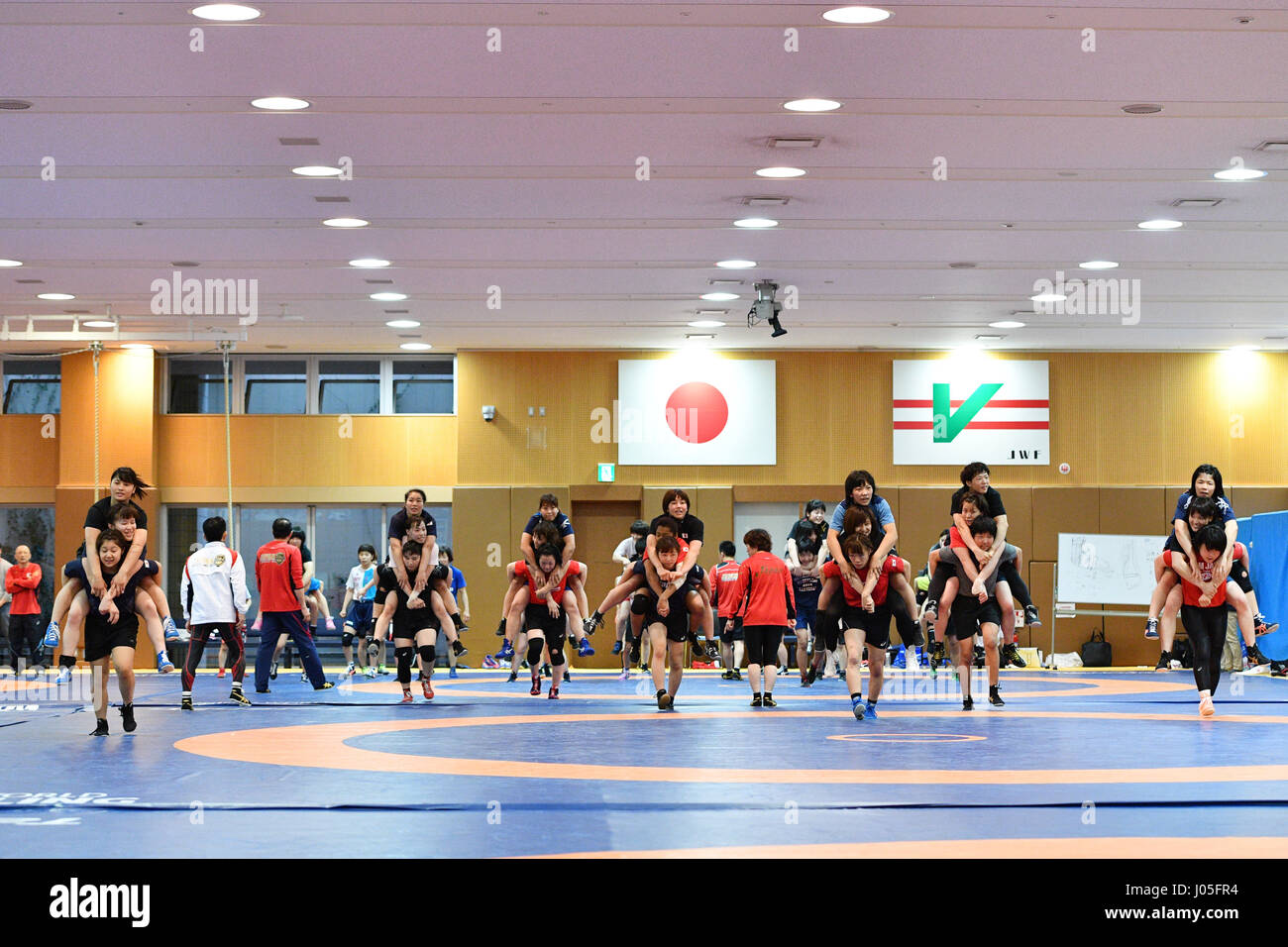 Ajinomoto National Training Center, Tokyo, Japan. 10th Apr, 2017 ...