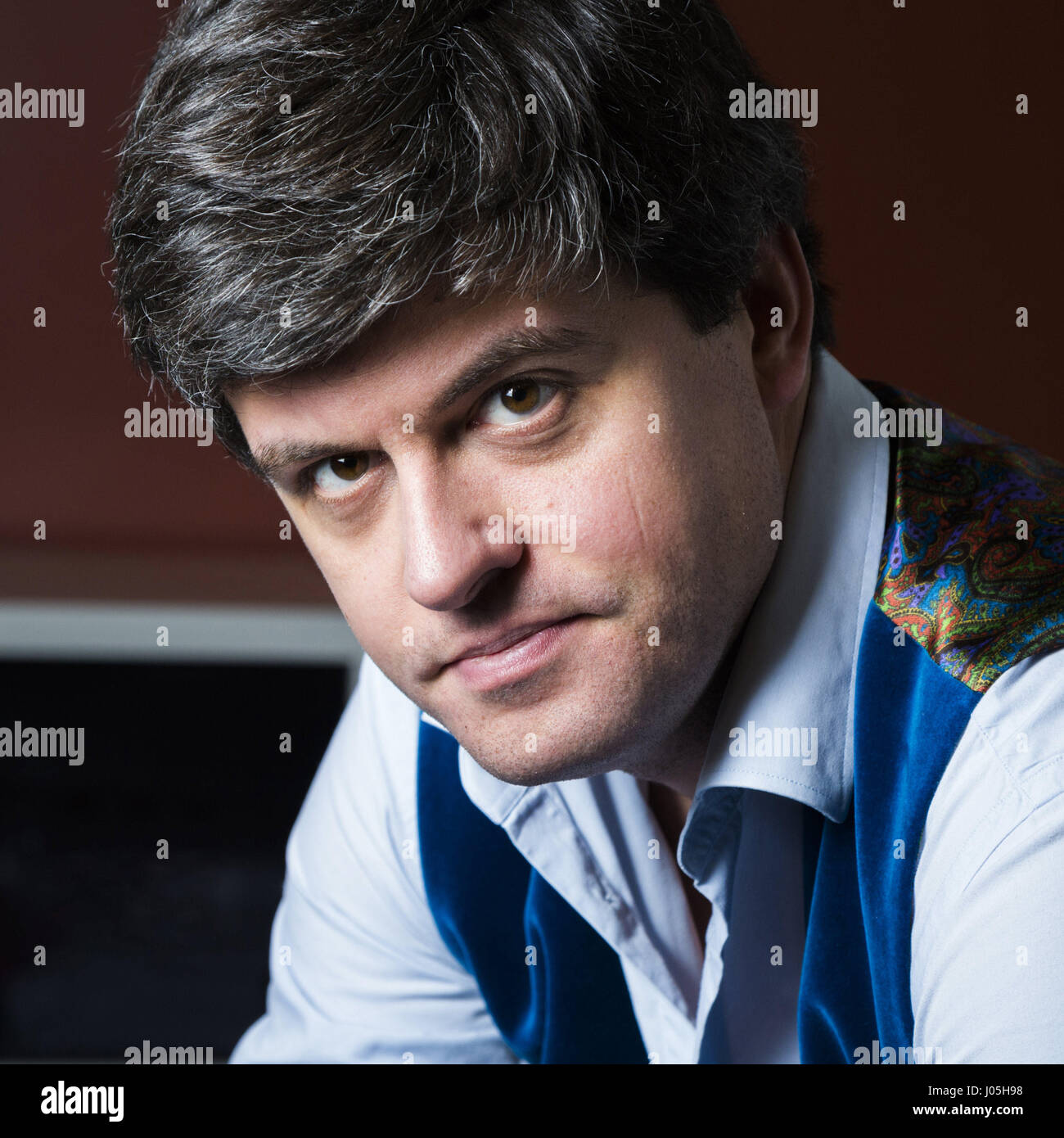 Portrait of Gaspard Koenig - 05/01/2017 - ©Philippe Matsas Stock Photo ...