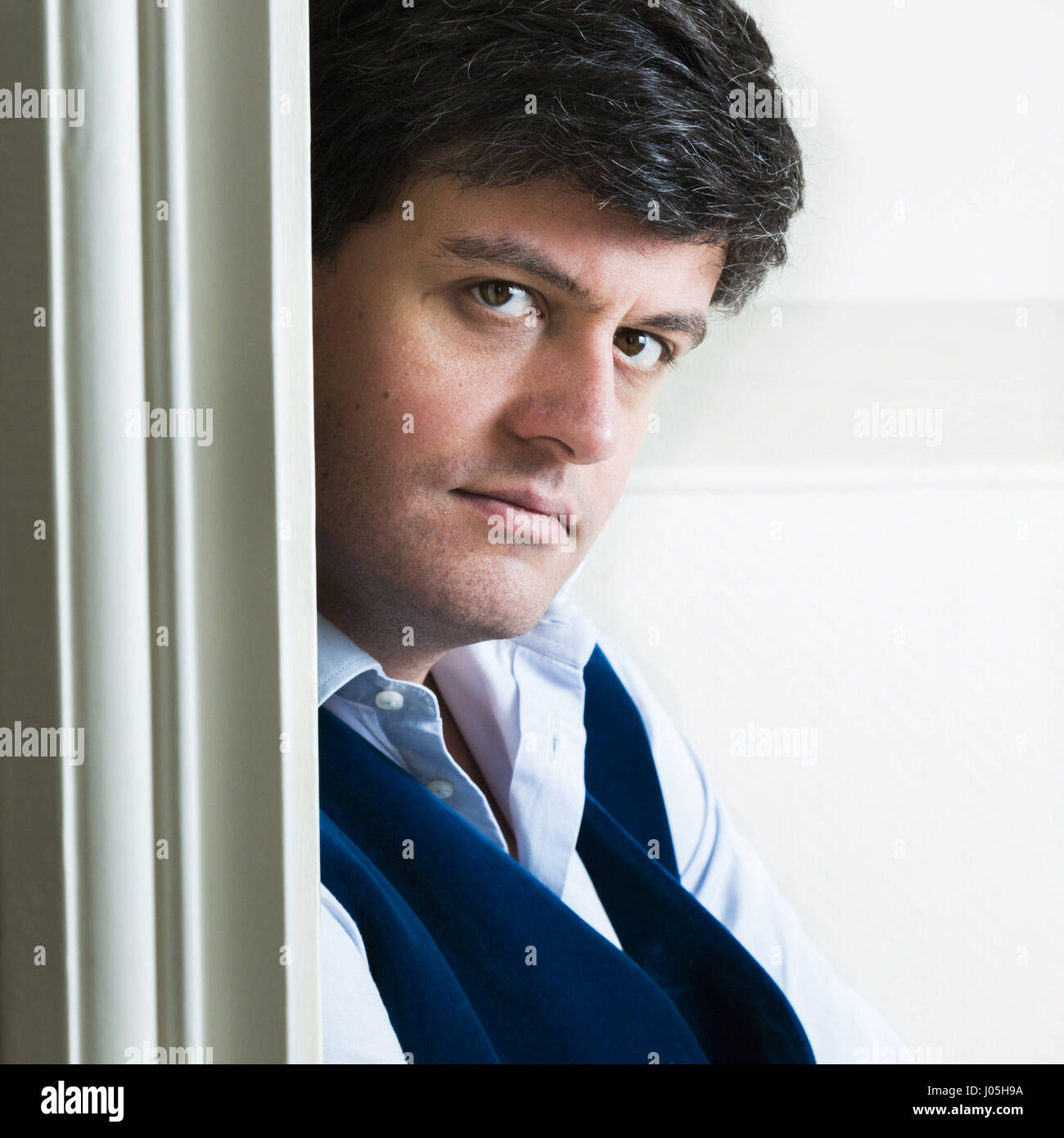 Portrait of Gaspard Koenig - 05/01/2017 - ©Philippe Matsas Stock Photo ...
