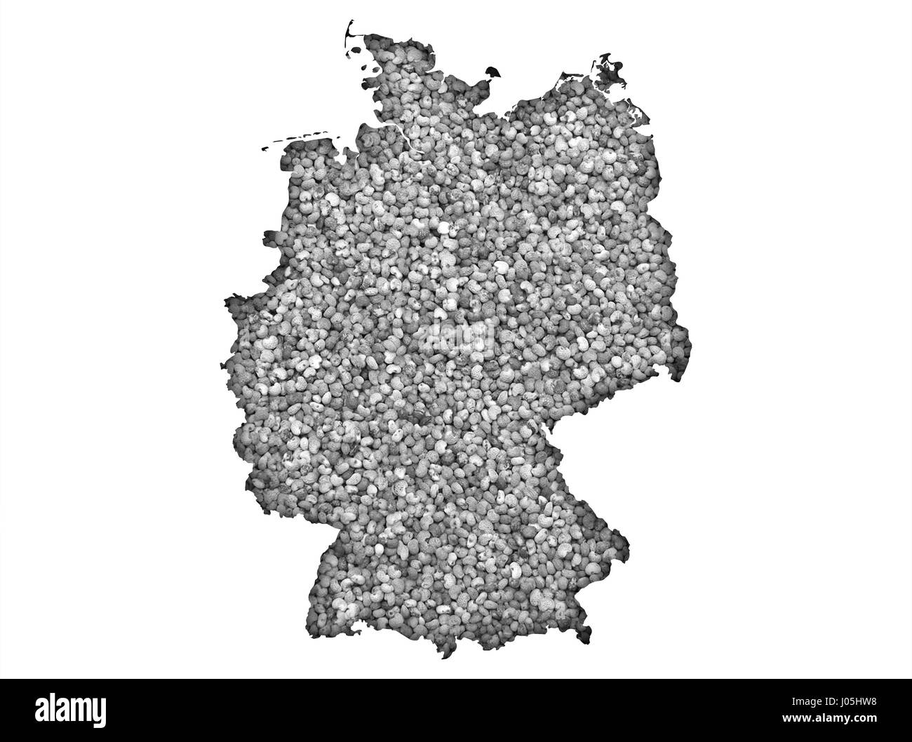 Textured map of Germany in nice colors Stock Photo - Alamy