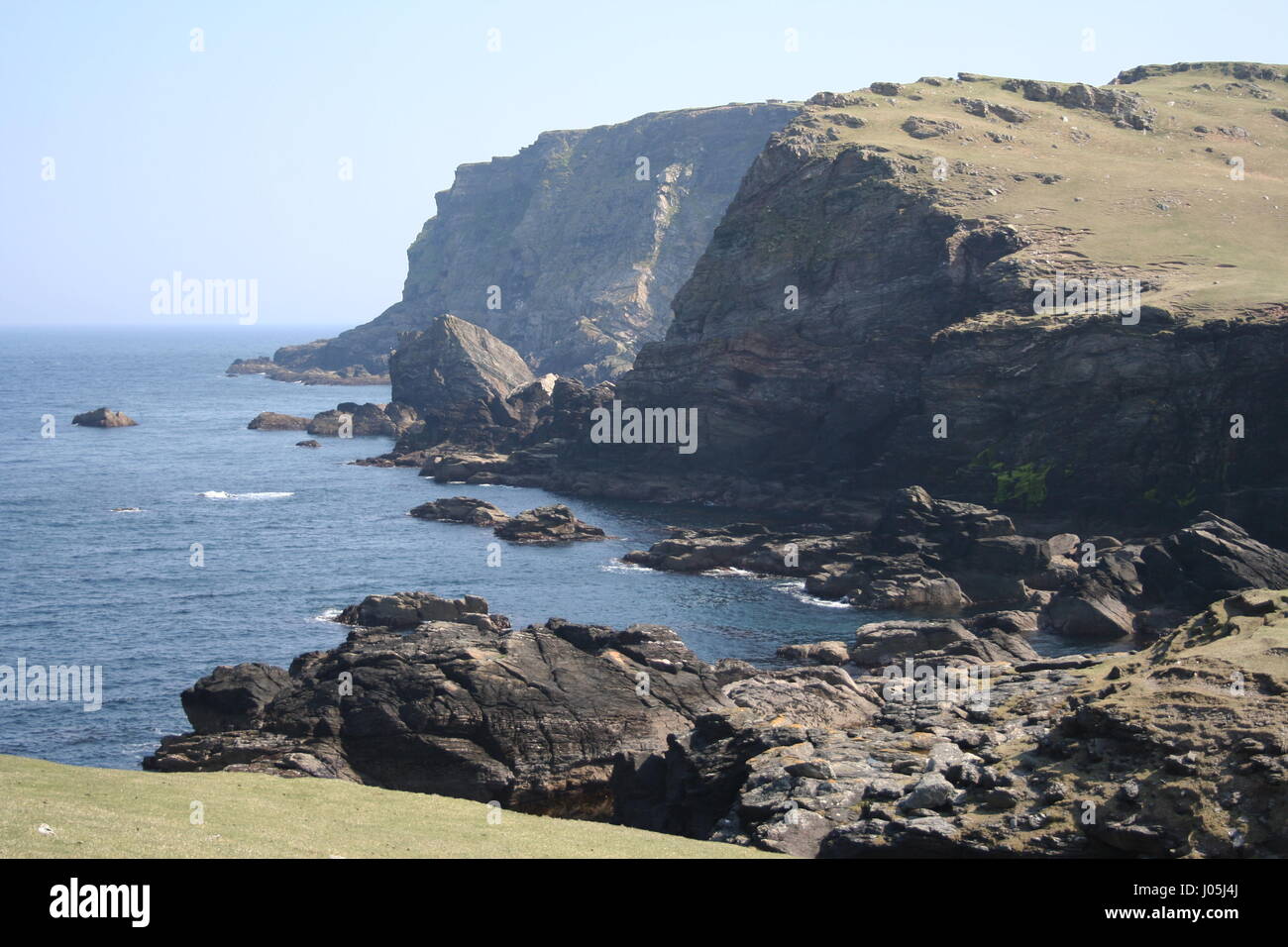 Cliffs of Faraid Head Scotland May 2006 Stock Photo - Alamy
