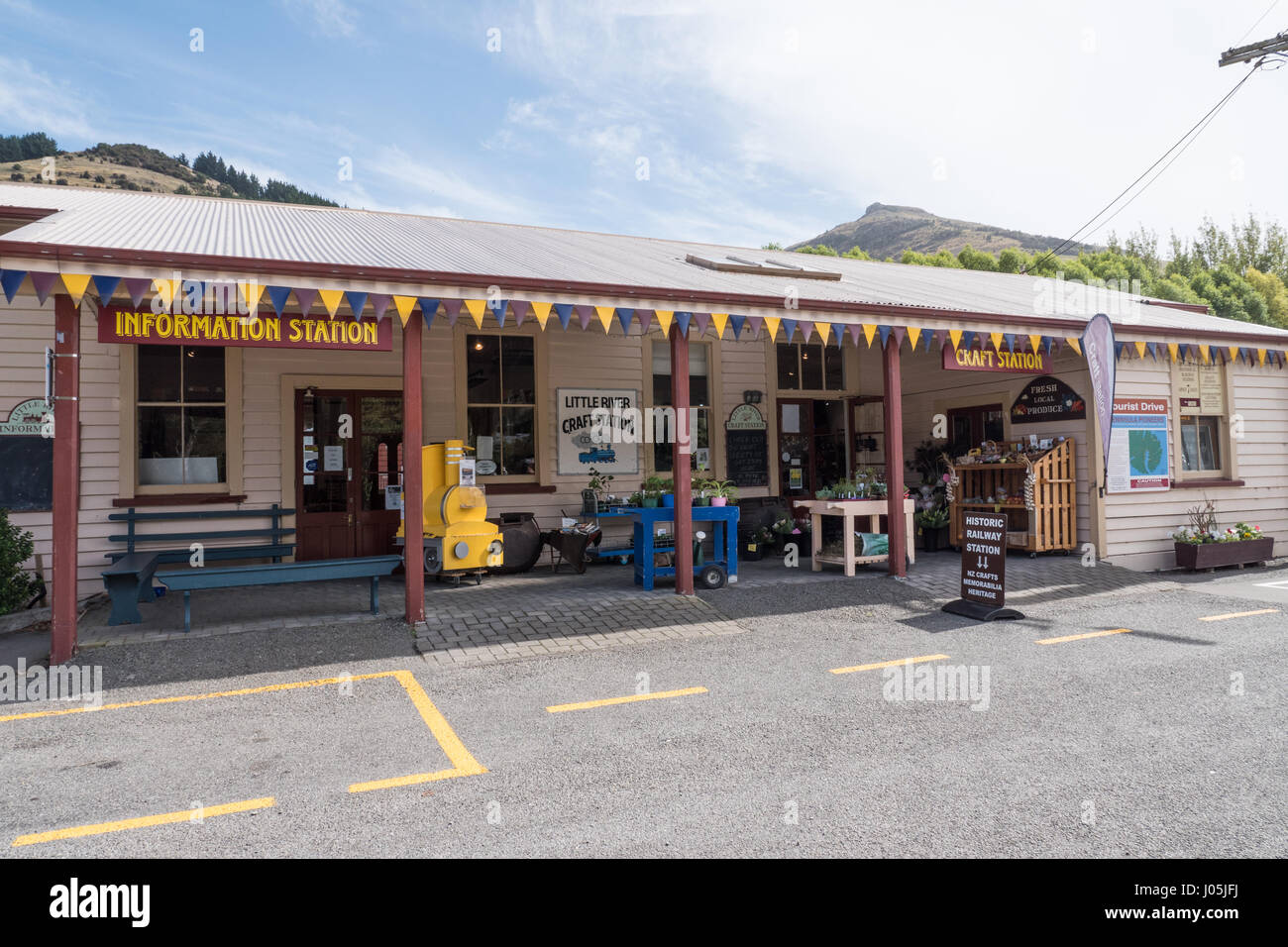 Banks peninsula little river hi-res stock photography and images - Alamy
