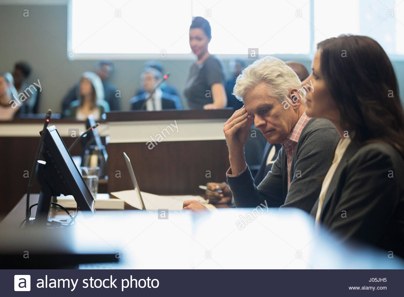 Courtroom trial hi-res stock photography and images - Alamy