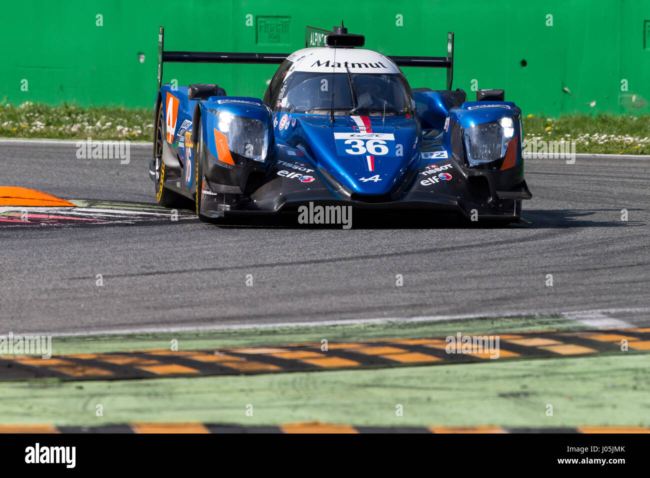 Monza, Italy - April 01, 2017: Alpine A470 - Gibson of Signatech Alpine ...