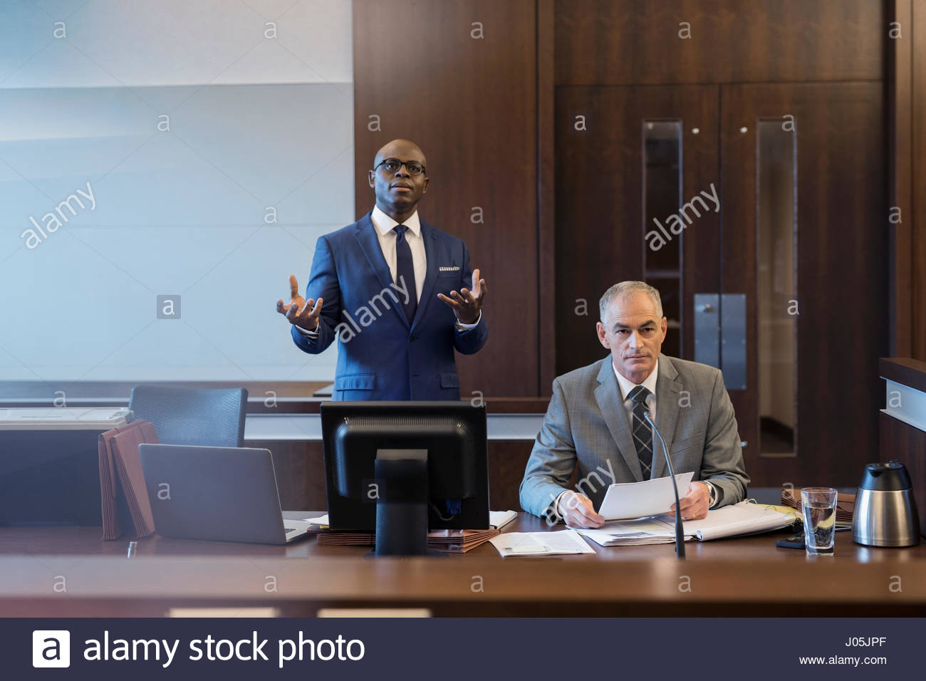 Prosecutor courtroom hi-res stock photography and images - Alamy