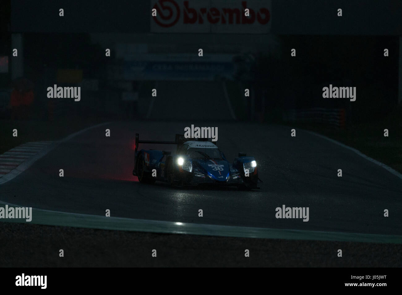 Monza, Italy - April 01, 2017: Alpine A470 - Gibson of Signatech Alpine ...