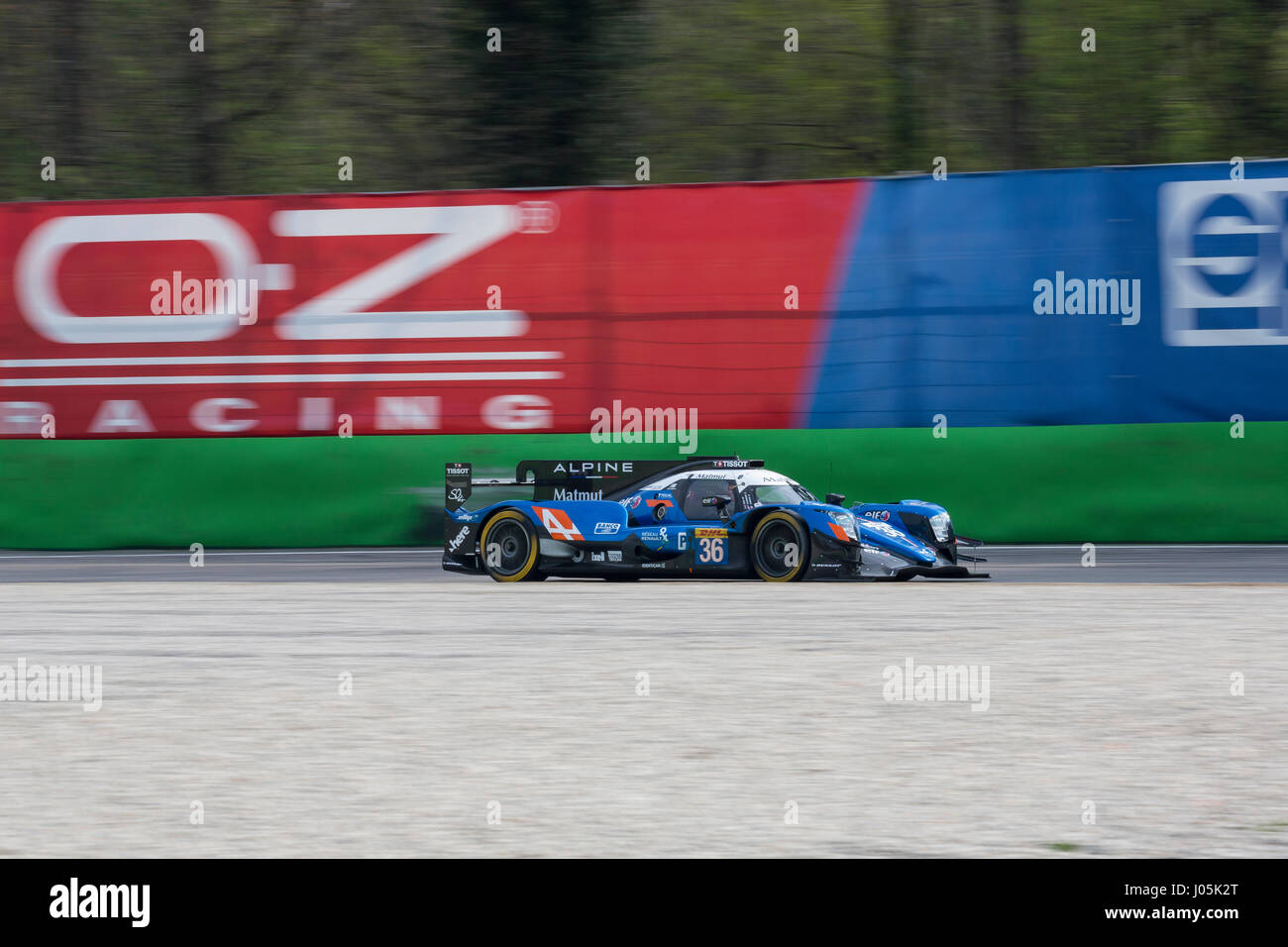 Monza, Italy - April 01, 2017: Alpine A470 - Gibson of Signatech Alpine ...