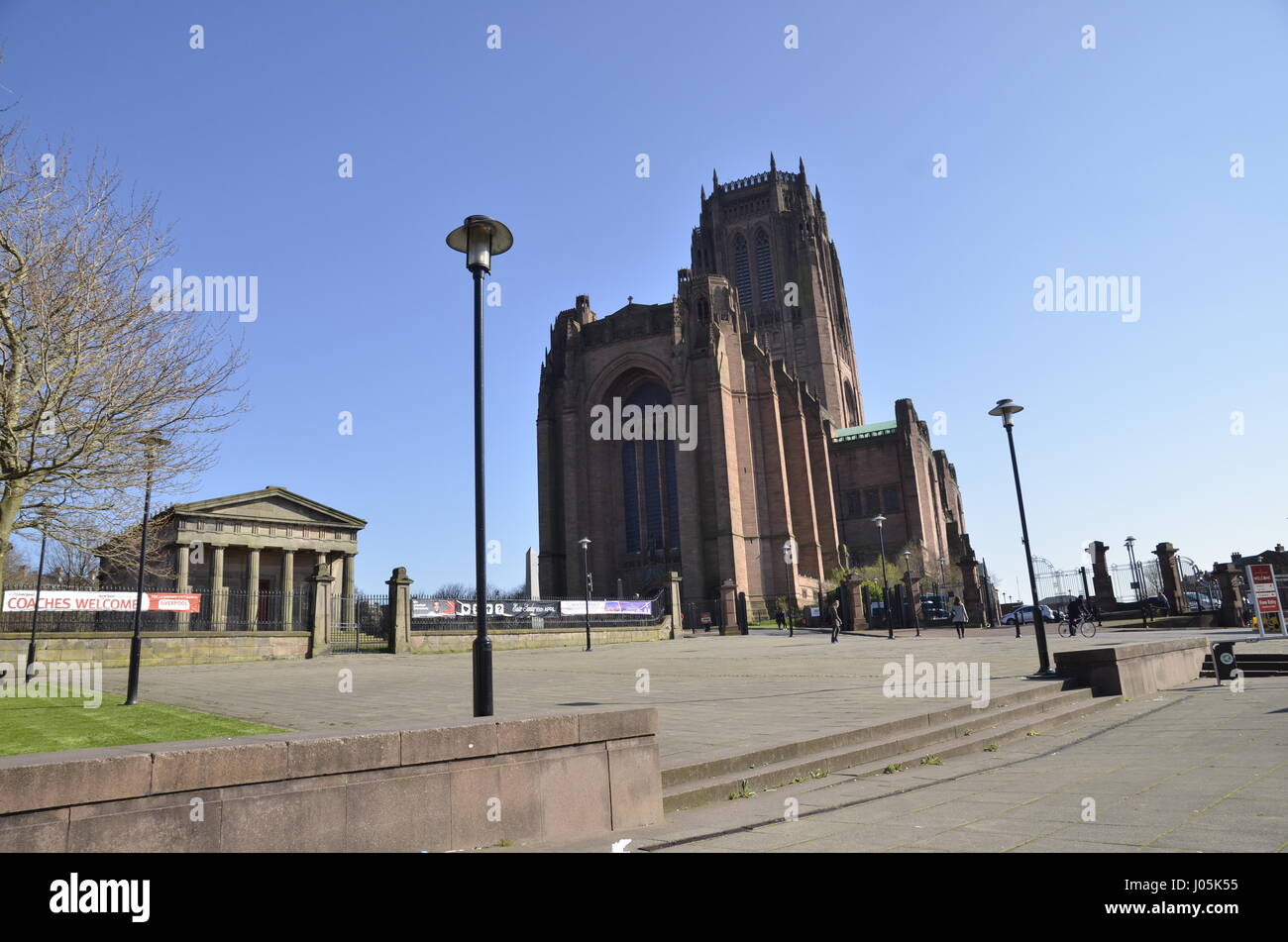 Liverpool Anglican Cathedral on St. James's Mount Stock Photo - Alamy