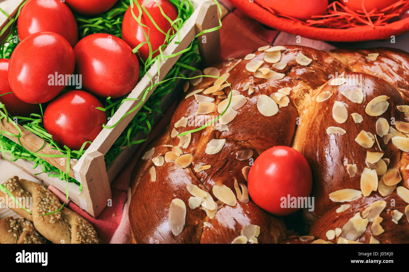 Traditional greek easter biscuits hi-res stock photography and images ...